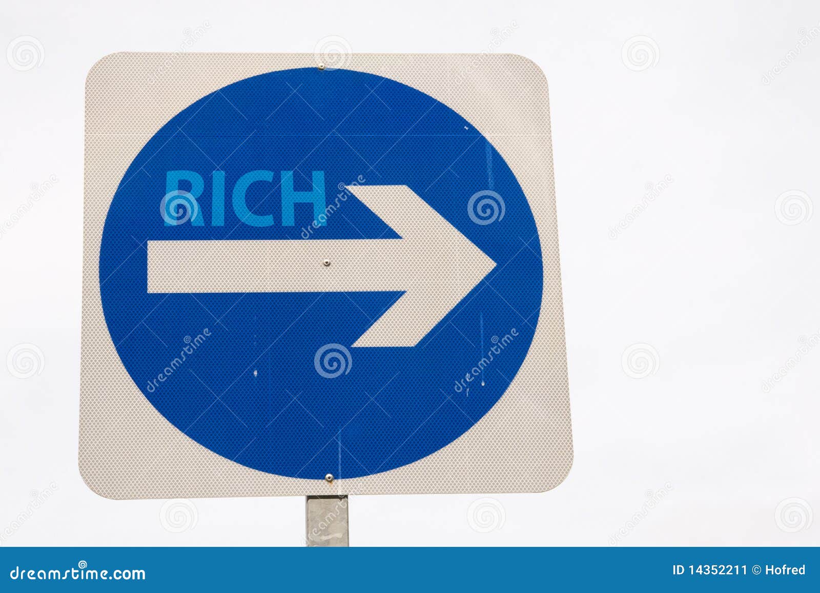 Rich sign stock image. Image of road, traffic, wealth - 14352211