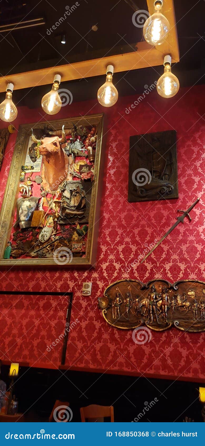 Rich Spanish restaurant editorial stock photo. Image of rich - 168850368