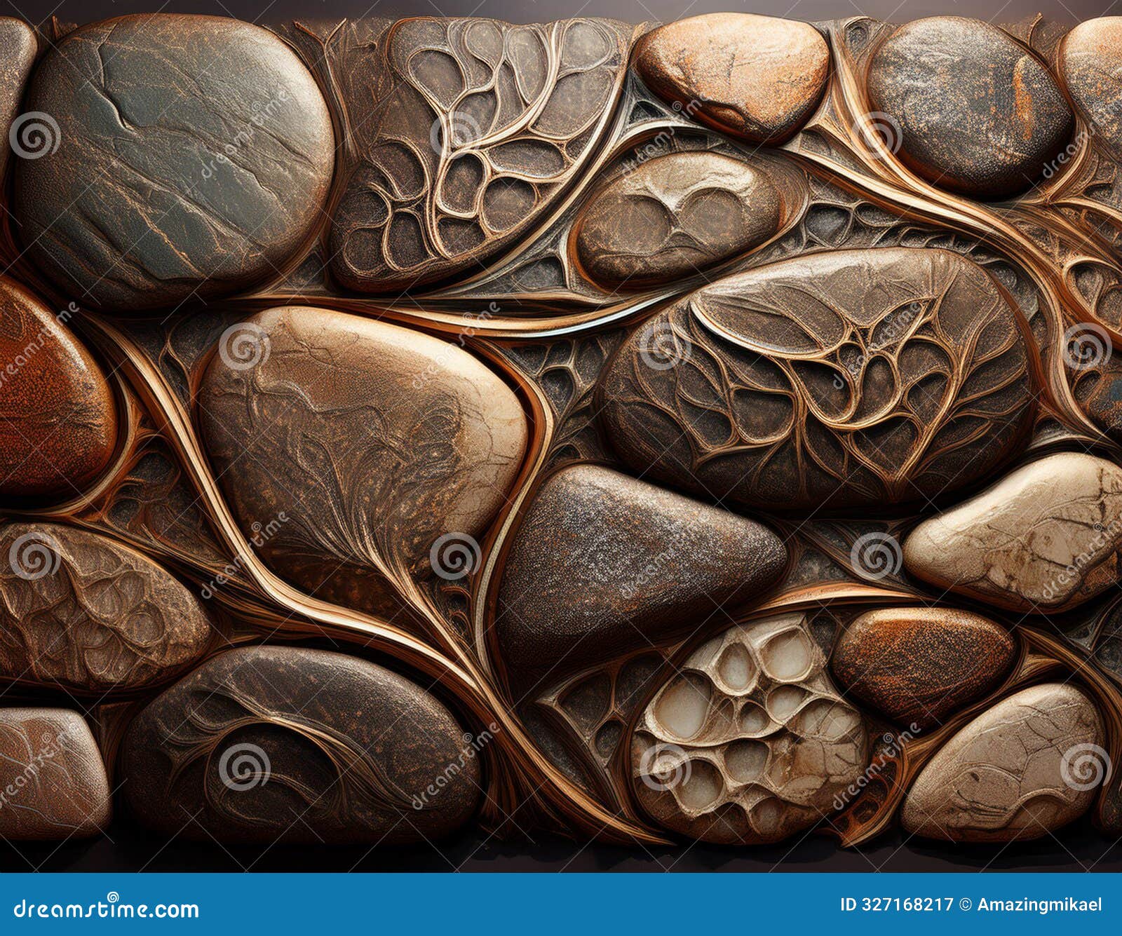 Rich Stone Texture Background with Intricate Patterns and Natural ...