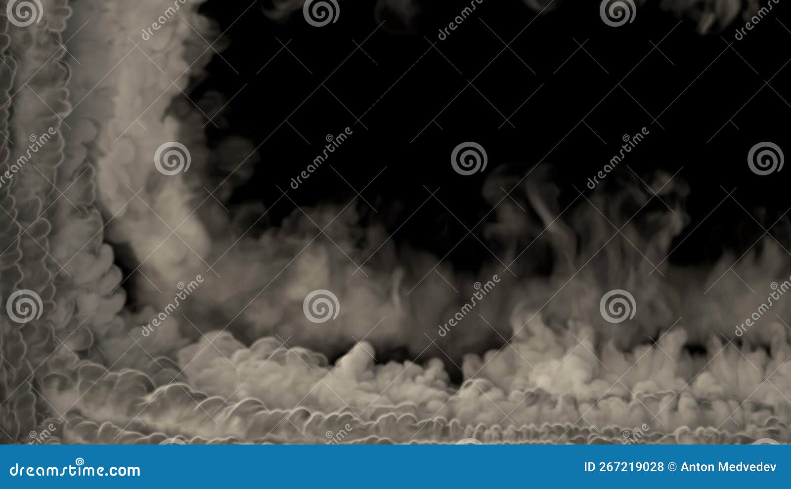 Rich White Smoke or Clouds Corner Frame, Isolated - Abstract 3D ...