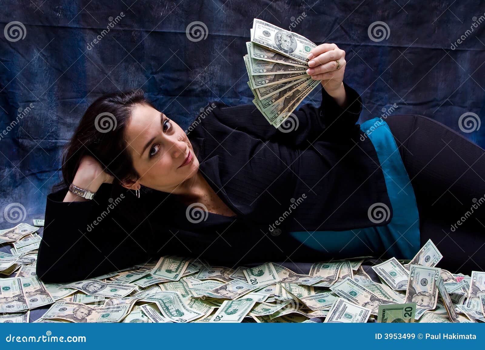 Rich woman stock image. Image of young, woman, success - 3953499