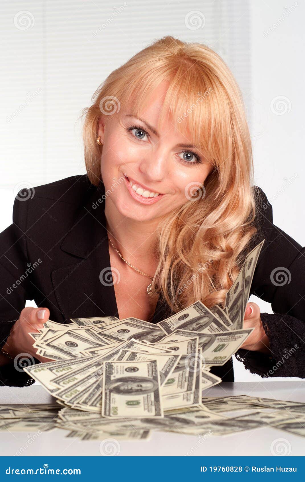 Rich young woman stock photo. Image of nice, blonde, happy - 19760828