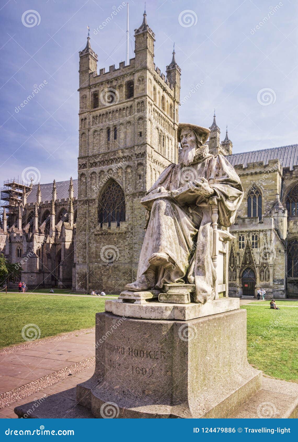Richard Hooker Statue Exeter R-U Photo éditorial - Image du repère ...