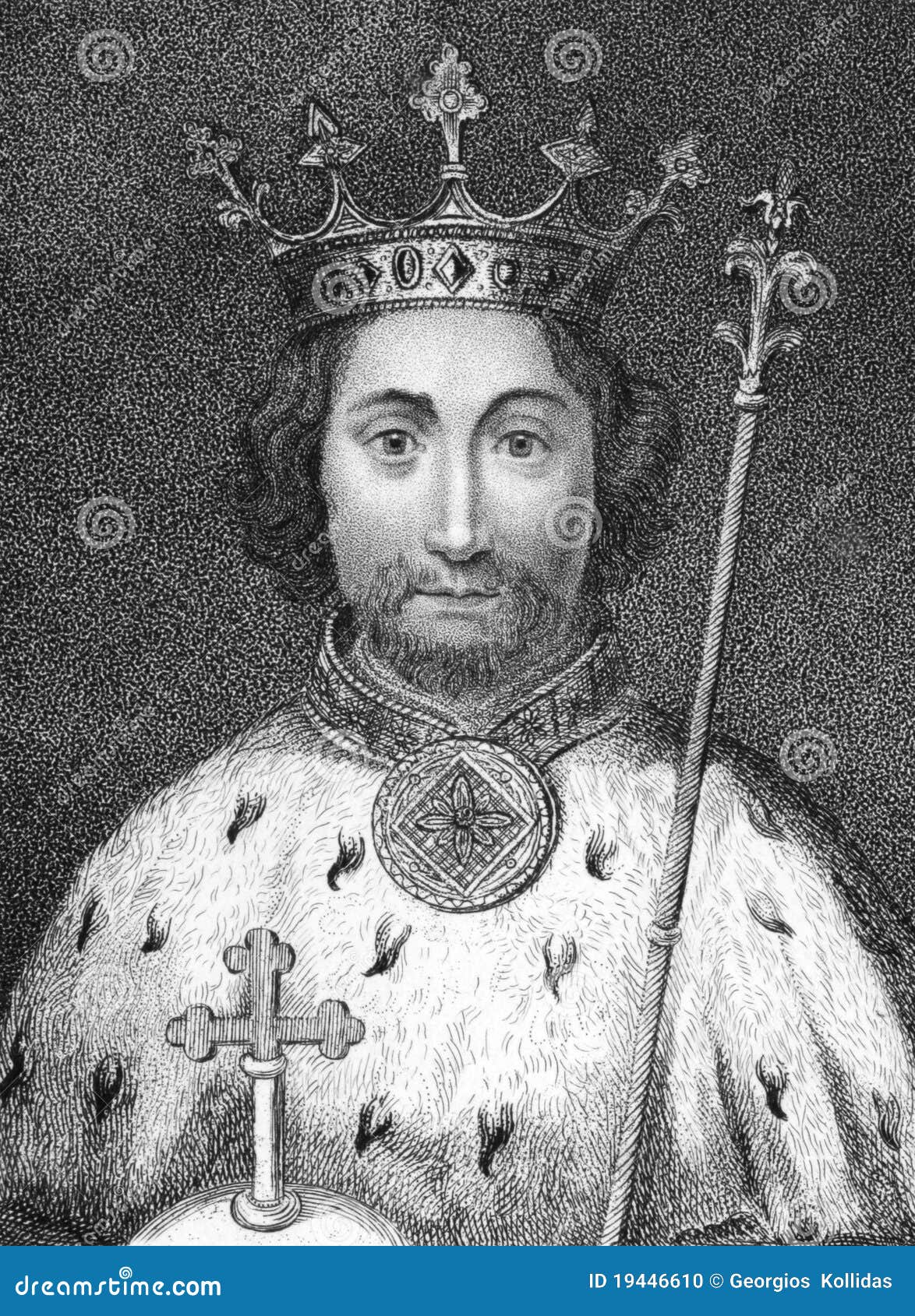 Richard II editorial image. Illustration of royal, british - 19446610