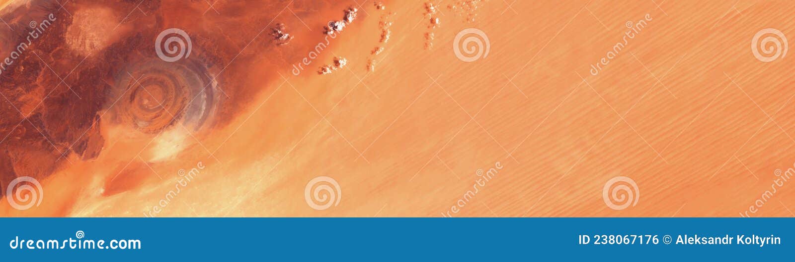 Richat Structure, Eye of Africa, Mauritania. Geological Structure of ...