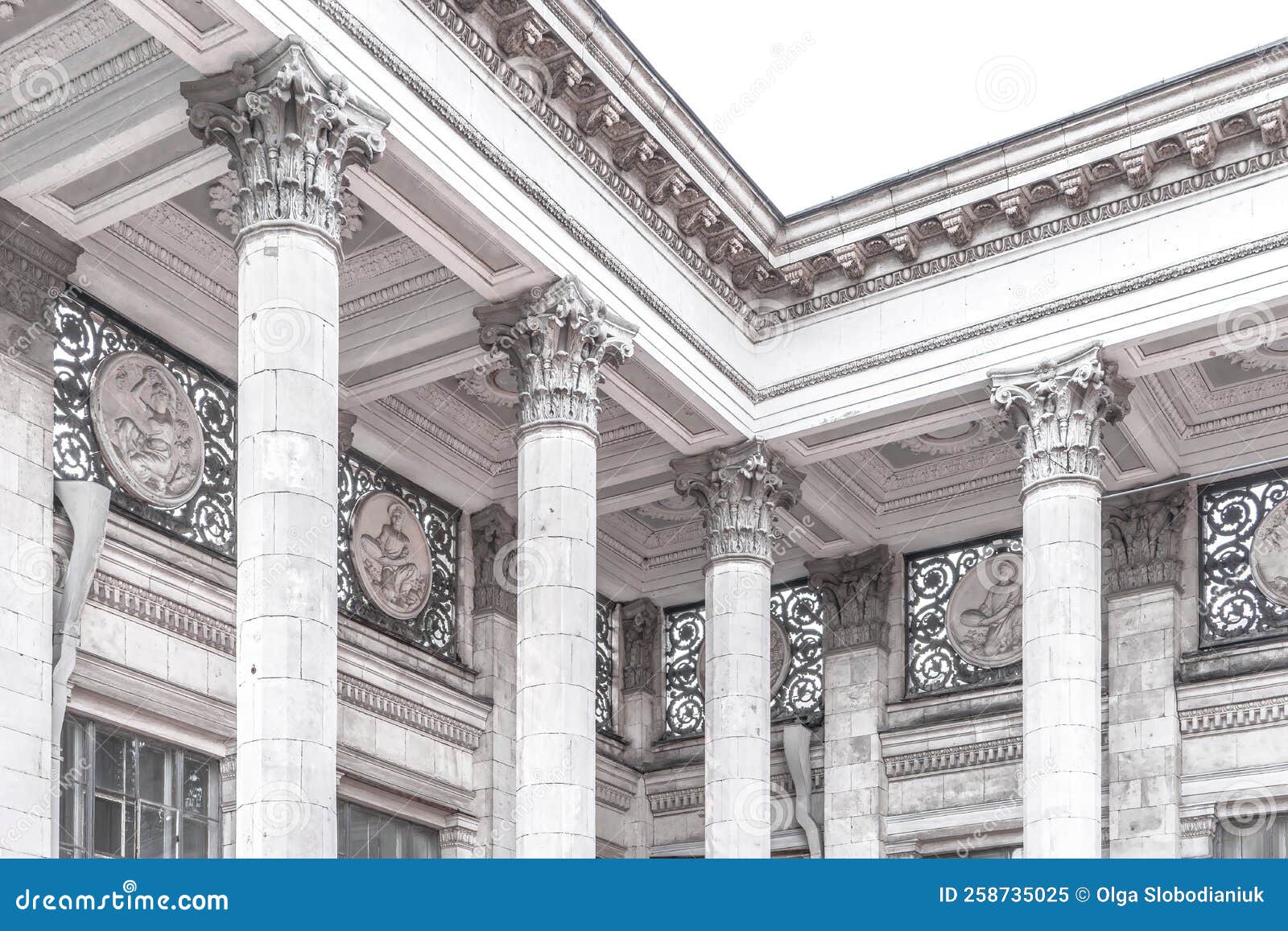 Soviet Architecture, Richly Decorated Pavilion Gallery Stock Image ...