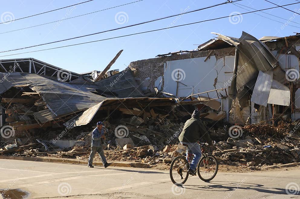Richter 8.8 Earthquake in Chile Editorial Stock Photo - Image of ...