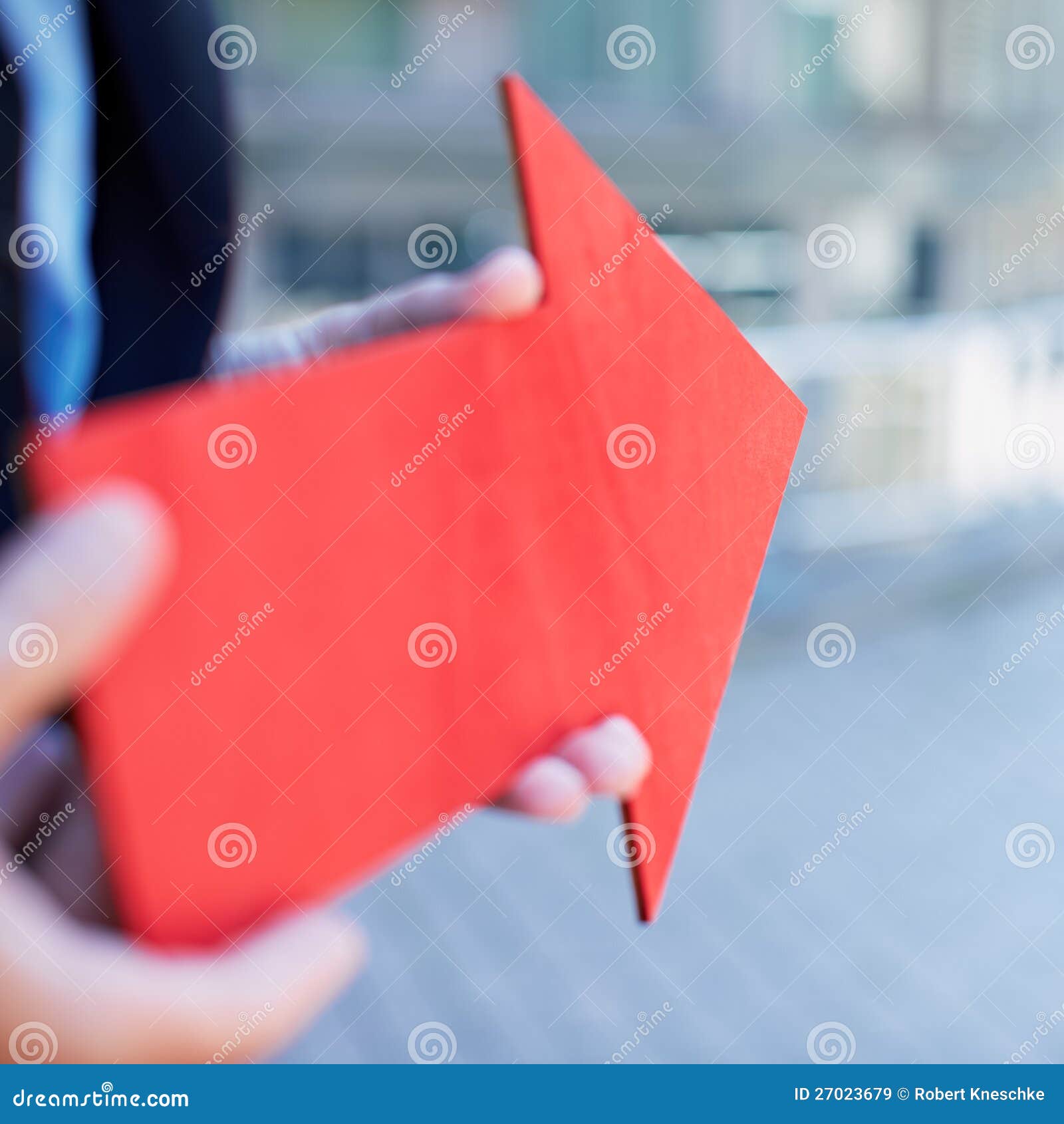 Richtlijn met rode pijl stock afbeelding. Image of aanbeveling - 27023679