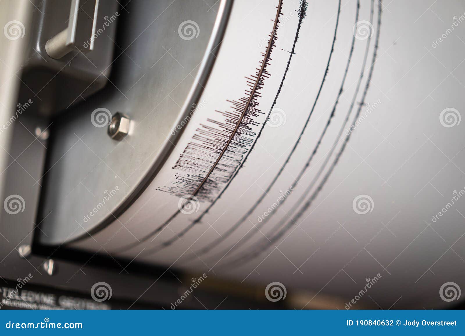 Richtometer Displaying 1964 Great Alaska Earthquake Stock Photo ...