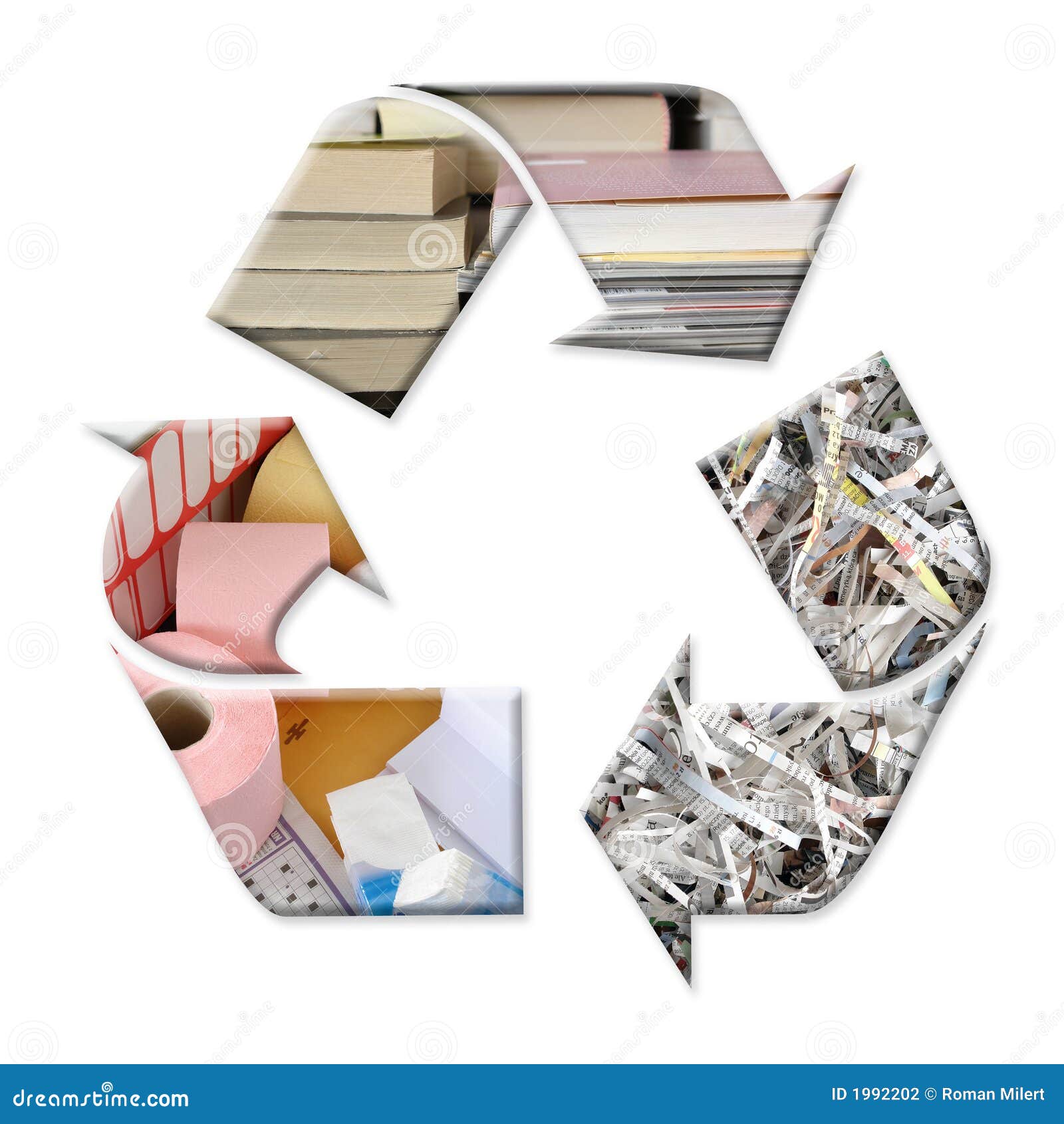 Riciclaggio di carta fotografia stock. Immagine di consapevolezza - 1992202
