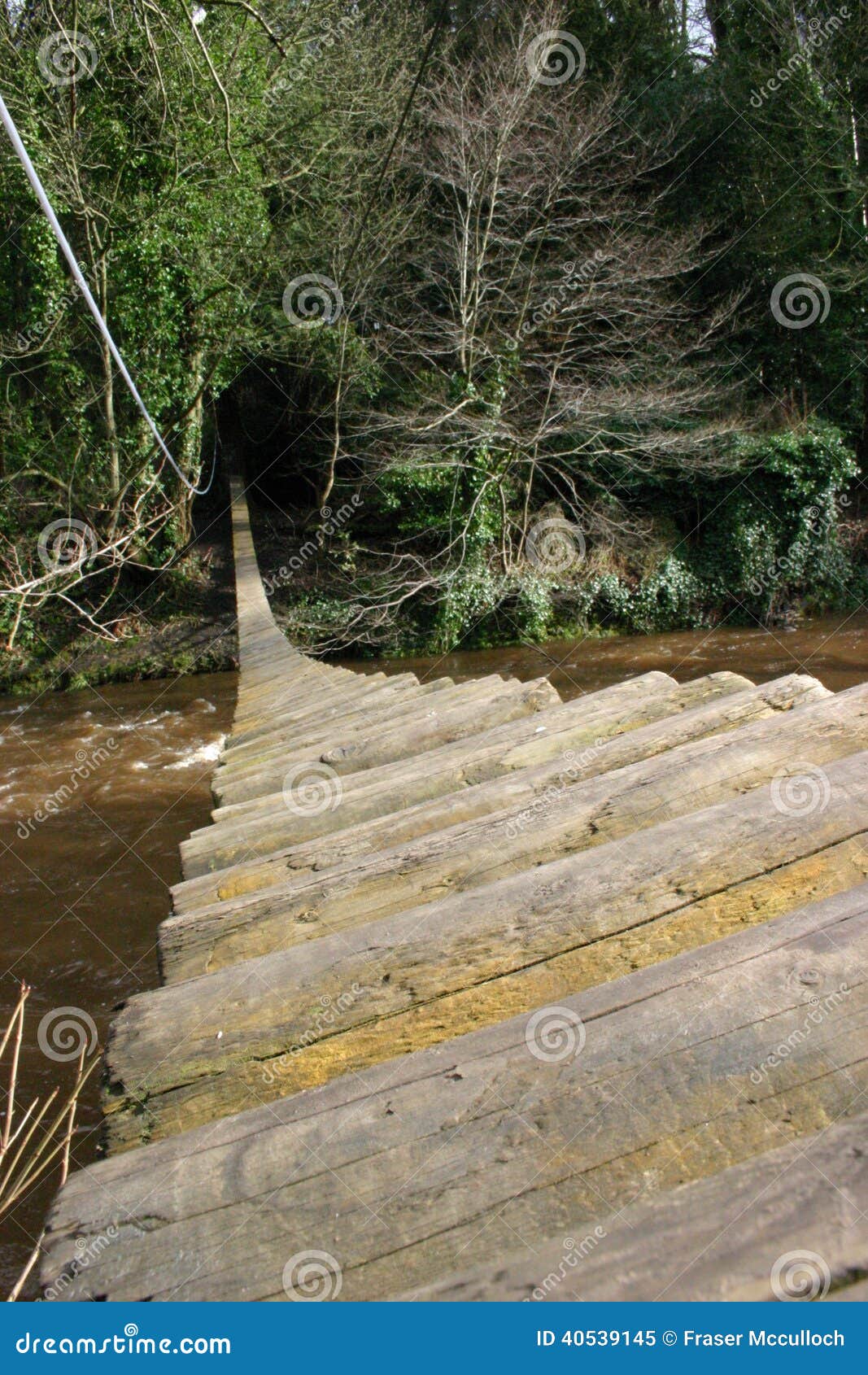 Rickety Bridge stock image. Image of danger, wooden, river - 40539145