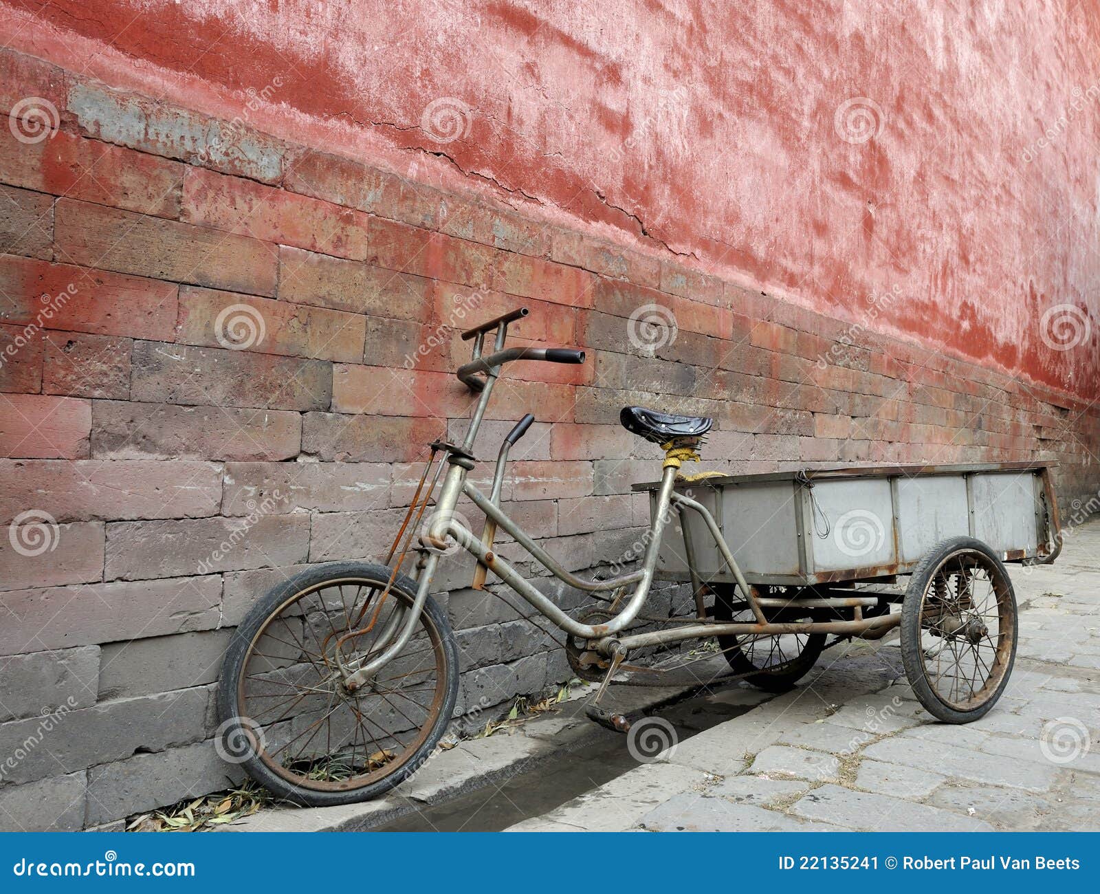 Ricksha in Beijing stock image. Image of bicycle, city - 22135241