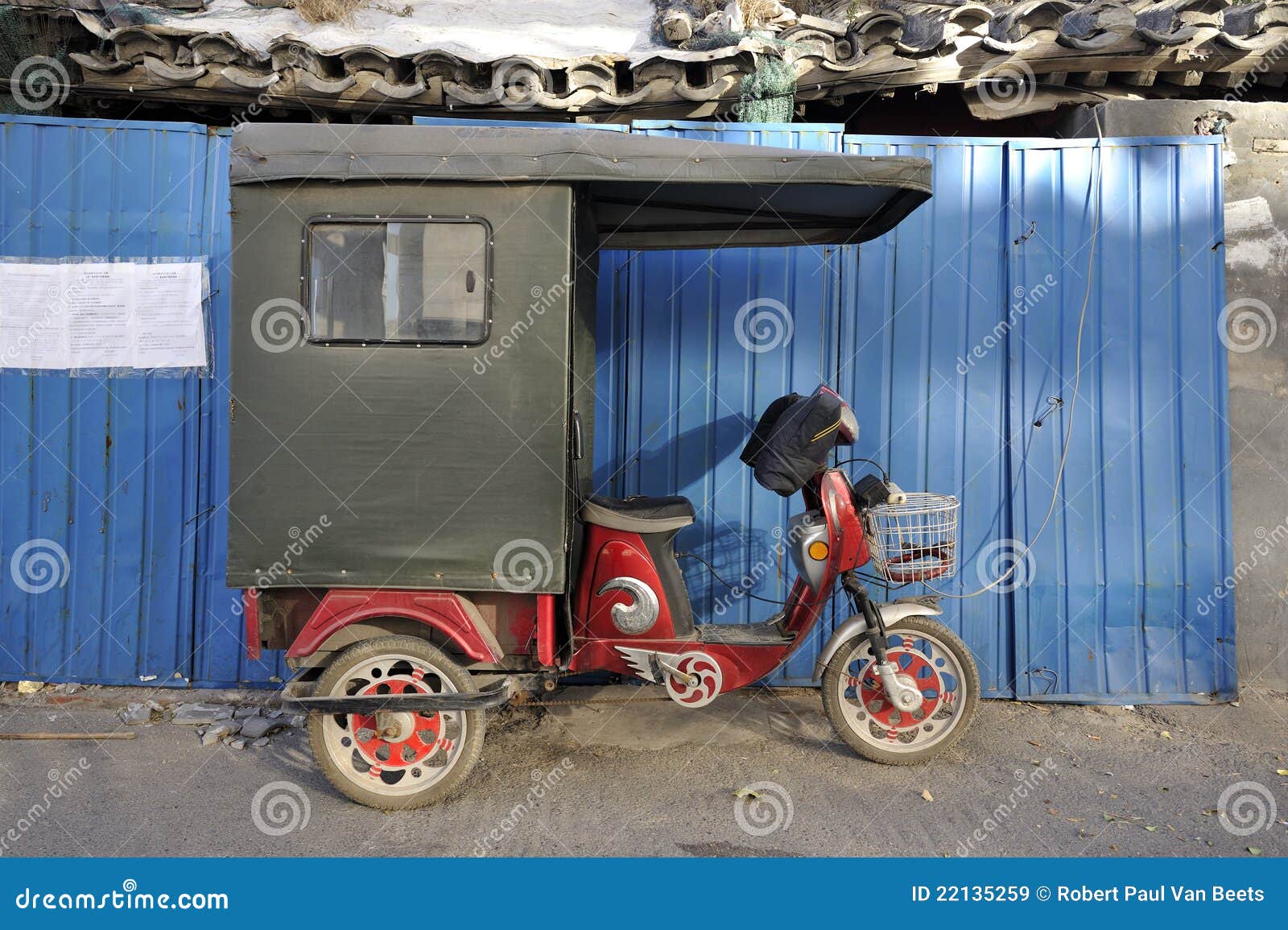 Ricksha in Beijing stock image. Image of transportation - 22135259