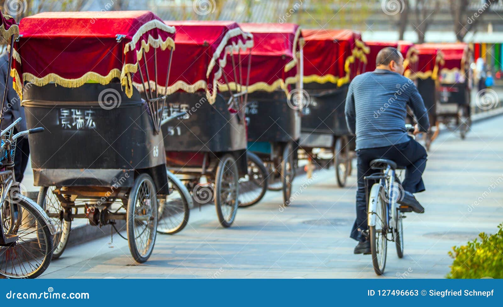 Rickshaw in Beijing China March 28, 2017 Editorial Stock Photo - Image ...