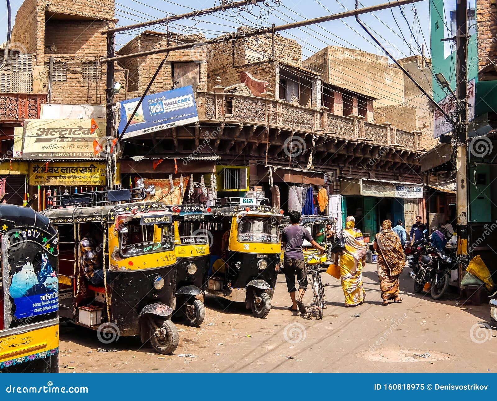 Rickshaw Cab on the Streets of Bikaner Editorial Image - Image of india ...