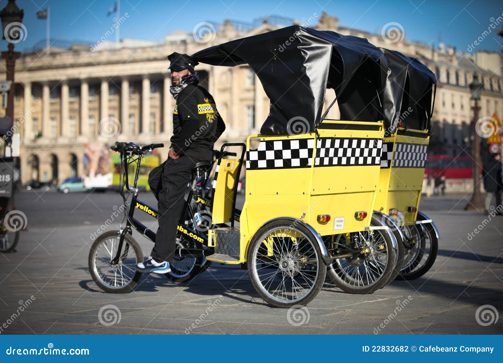 Rickshaw Driver in Paris, France Editorial Photography - Image of ...