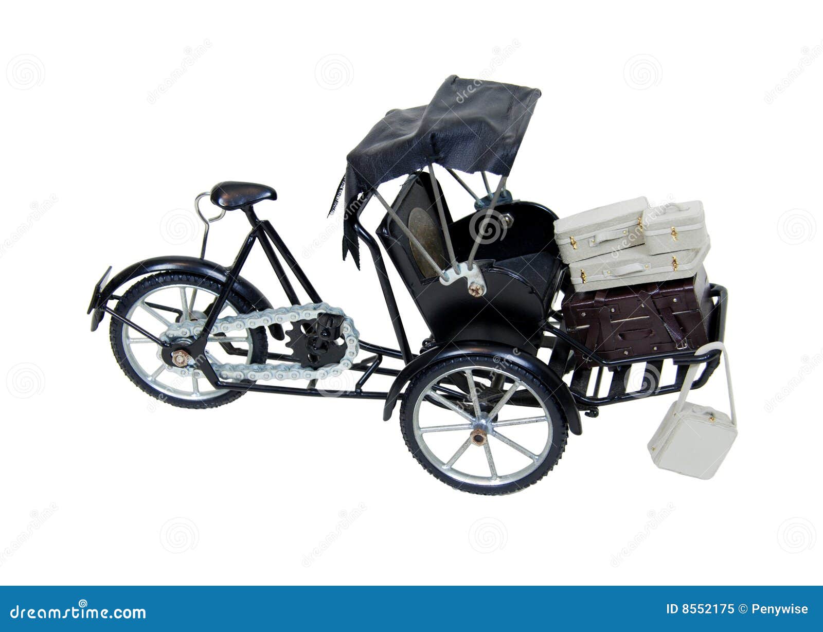 Rickshaw and luggage stock image. Image of container, baggage - 8552175