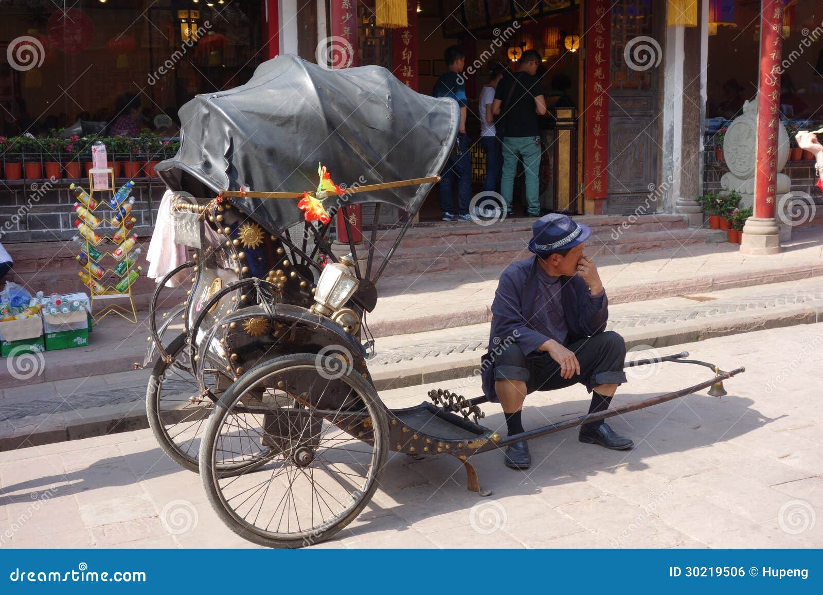Rickshaw editorial photo. Image of culture, aged, arts - 30219506