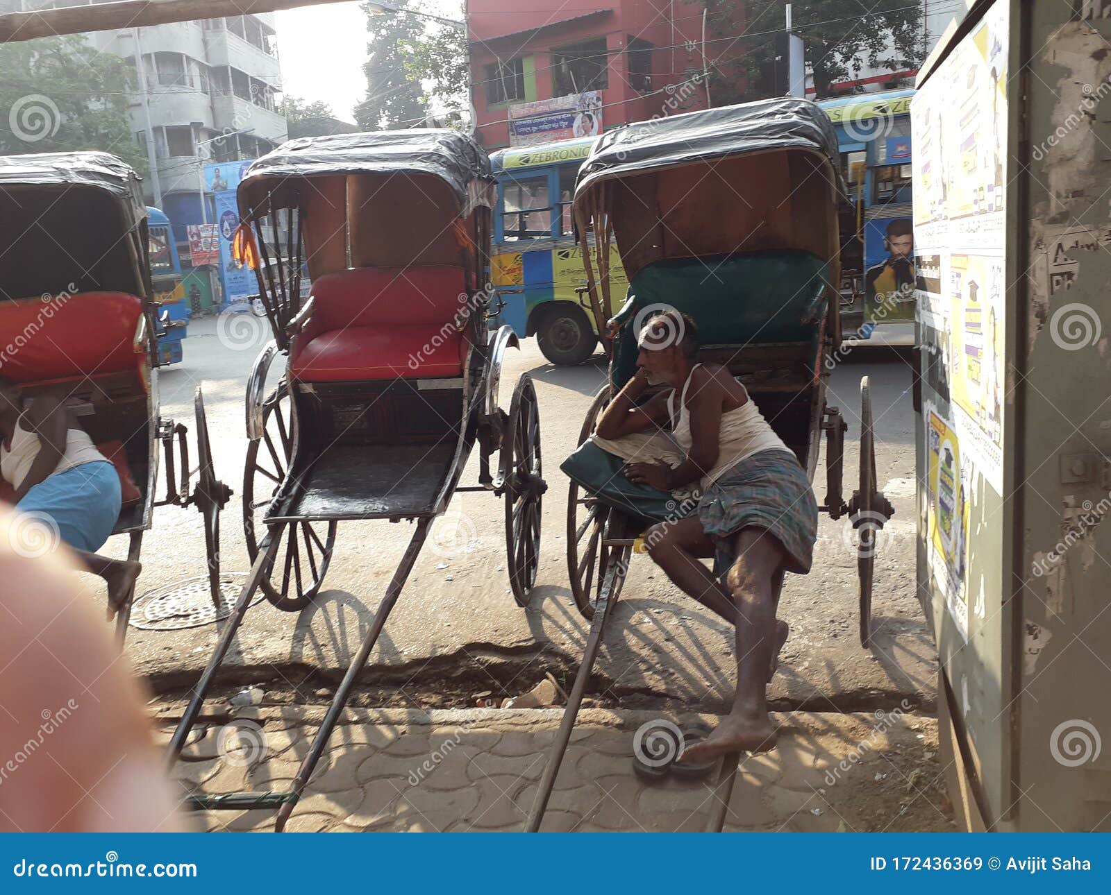 Rickshaw Puller Editorial Photo | CartoonDealer.com #41627587