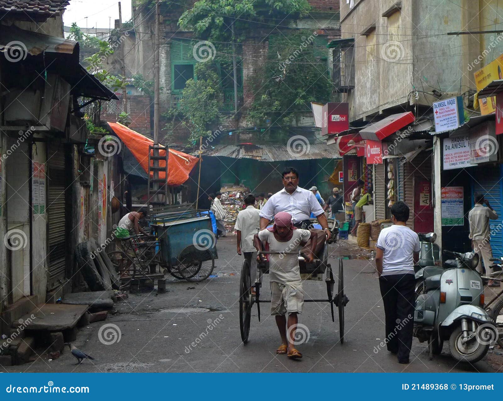 Rickshaw Ride - Kolkata (Calcutta, India, Asia) Editorial Stock Photo ...