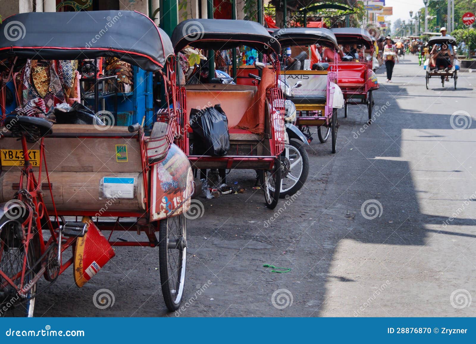 Rickshaws redaktionell foto. Bild av stad, cykel, traditionellt - 28876870