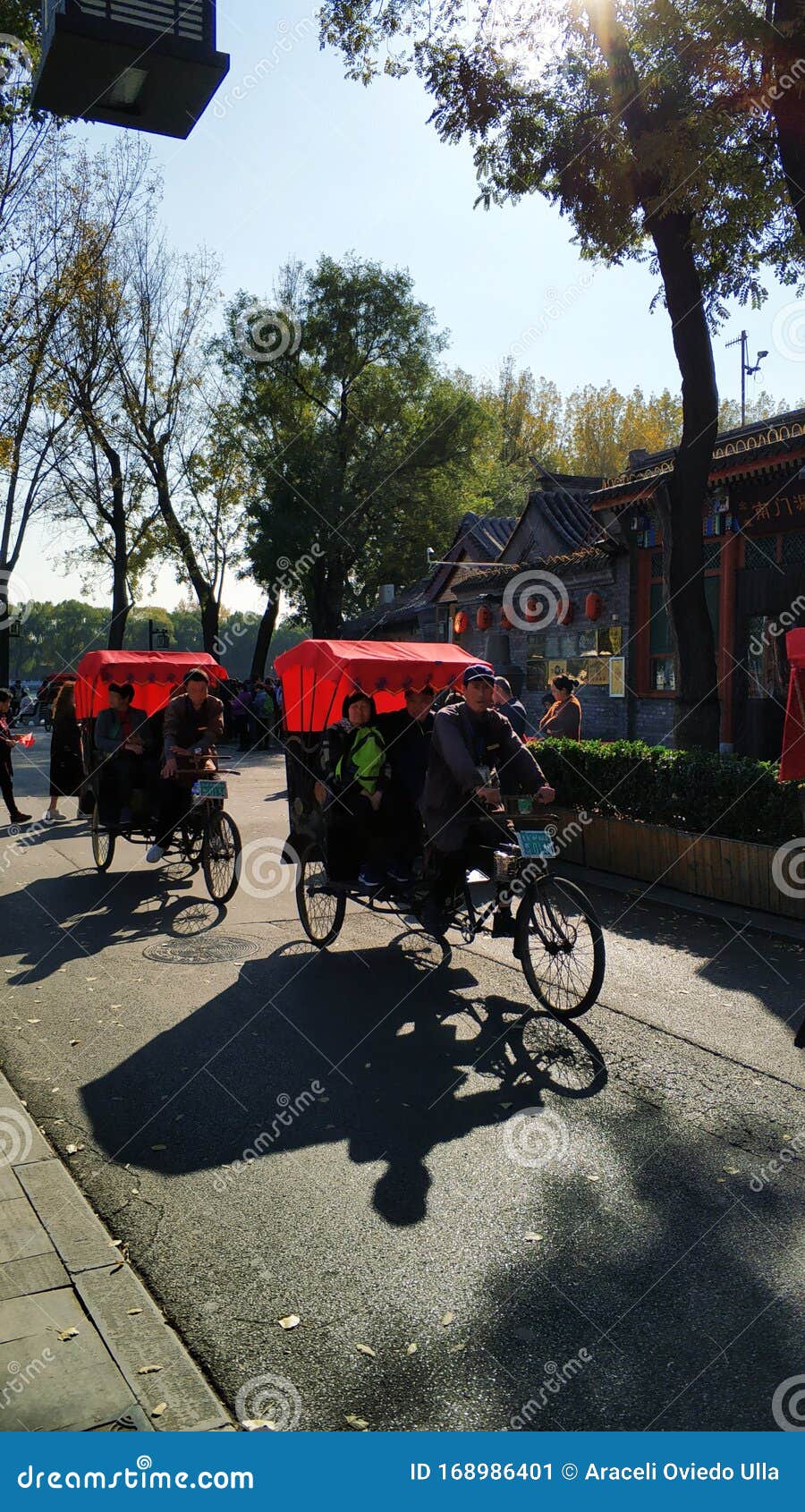 Rickshaws in Beijing editorial photo. Image of china - 168986401