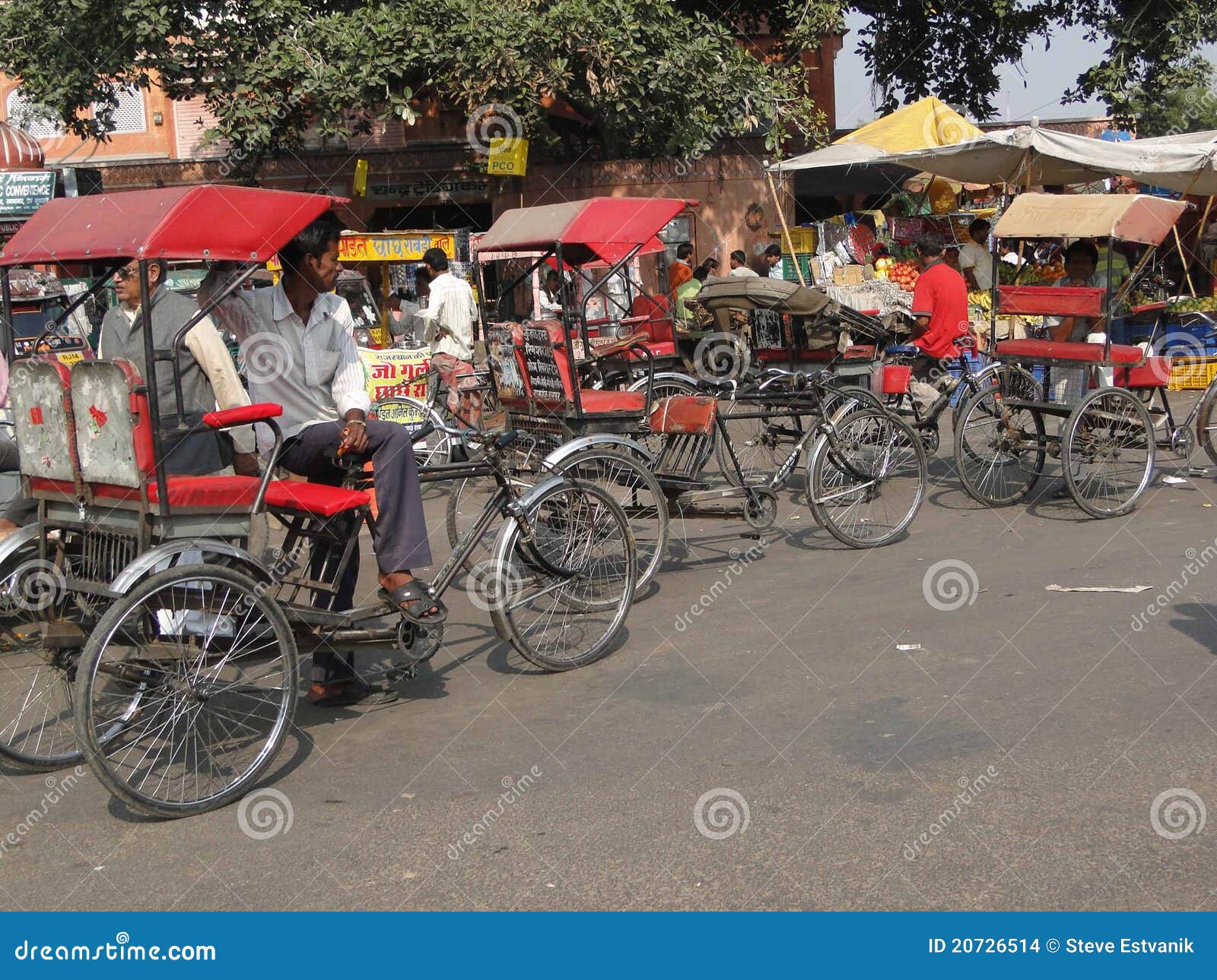 Rickshaws and Their Passengers Editorial Stock Image - Image of crowd ...