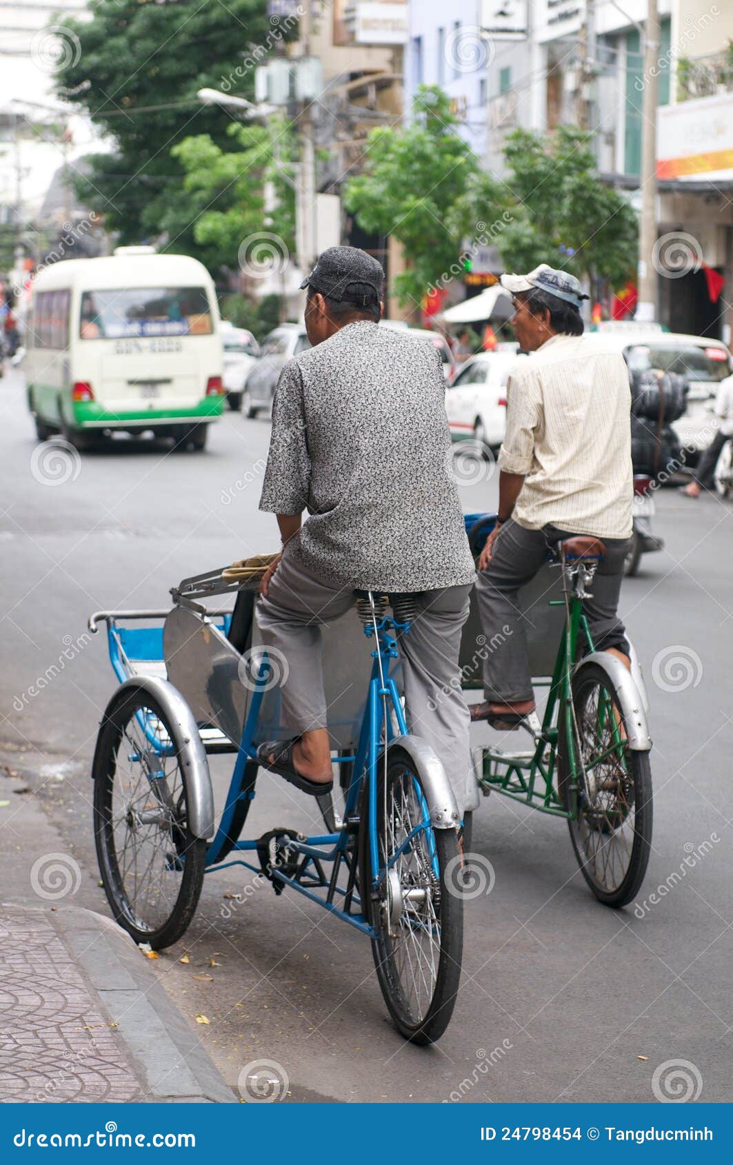 Rickshaws in Vietnam editorial stock image. Image of asia - 24798454