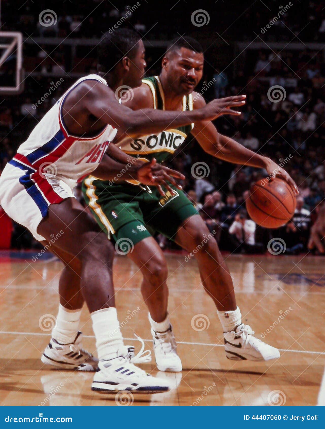 Ricky Pierce Seattle Sonics Imagen editorial - Imagen de potencia, sebo ...