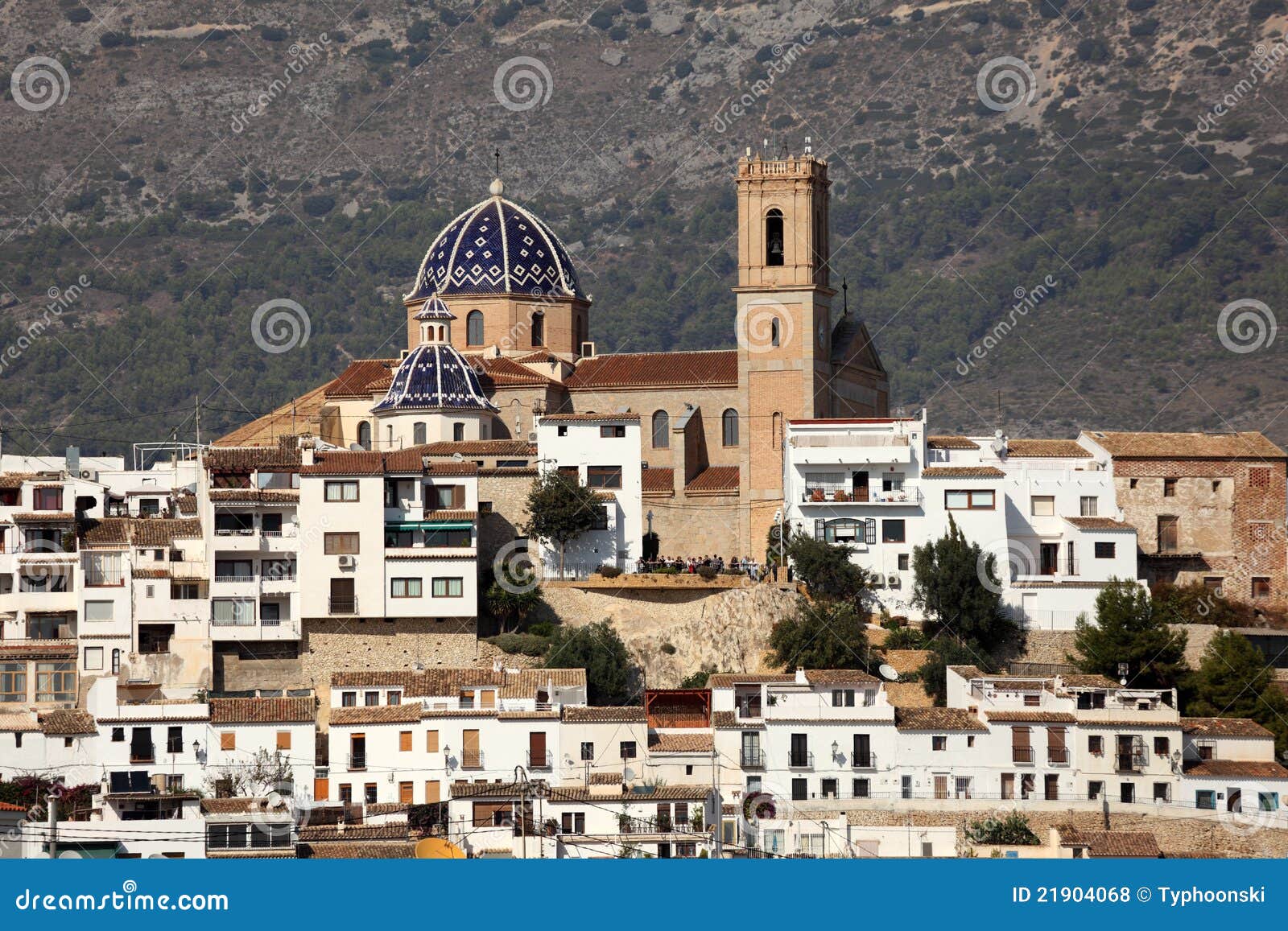 Ricorso Mediterraneo Altea, Spagna Fotografia Stock - Immagine di ...