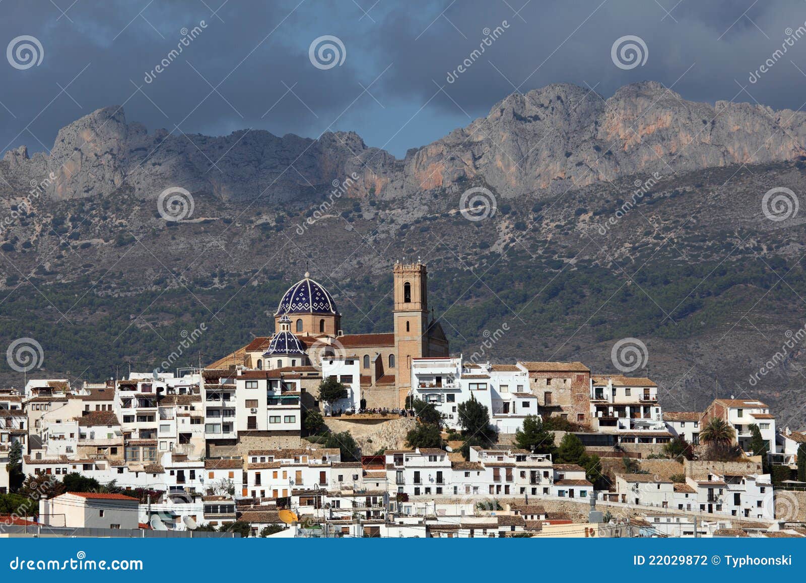 Ricorso Mediterraneo Altea, Spagna Fotografia Stock - Immagine di ...