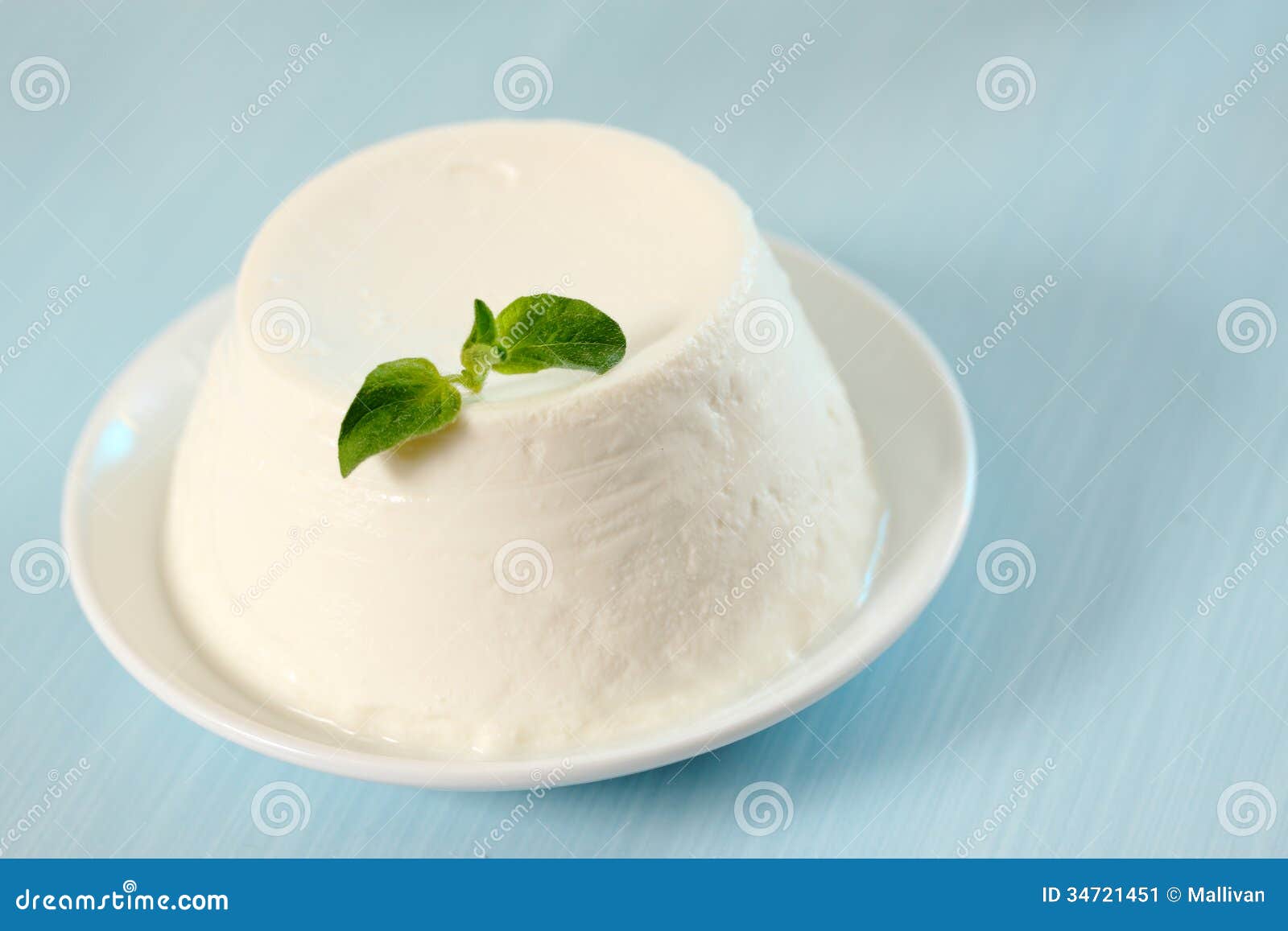 Ricotta cheese stock image. Image of cream, macro, eating - 34721451