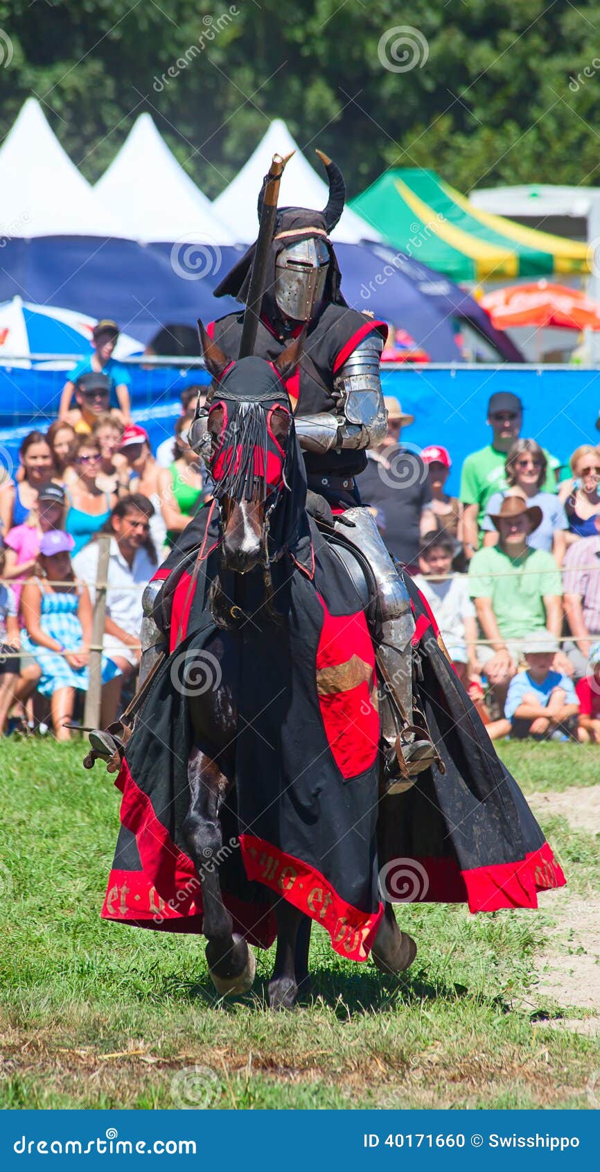 Ridder redactionele afbeelding. Image of slag, ridder - 40171660