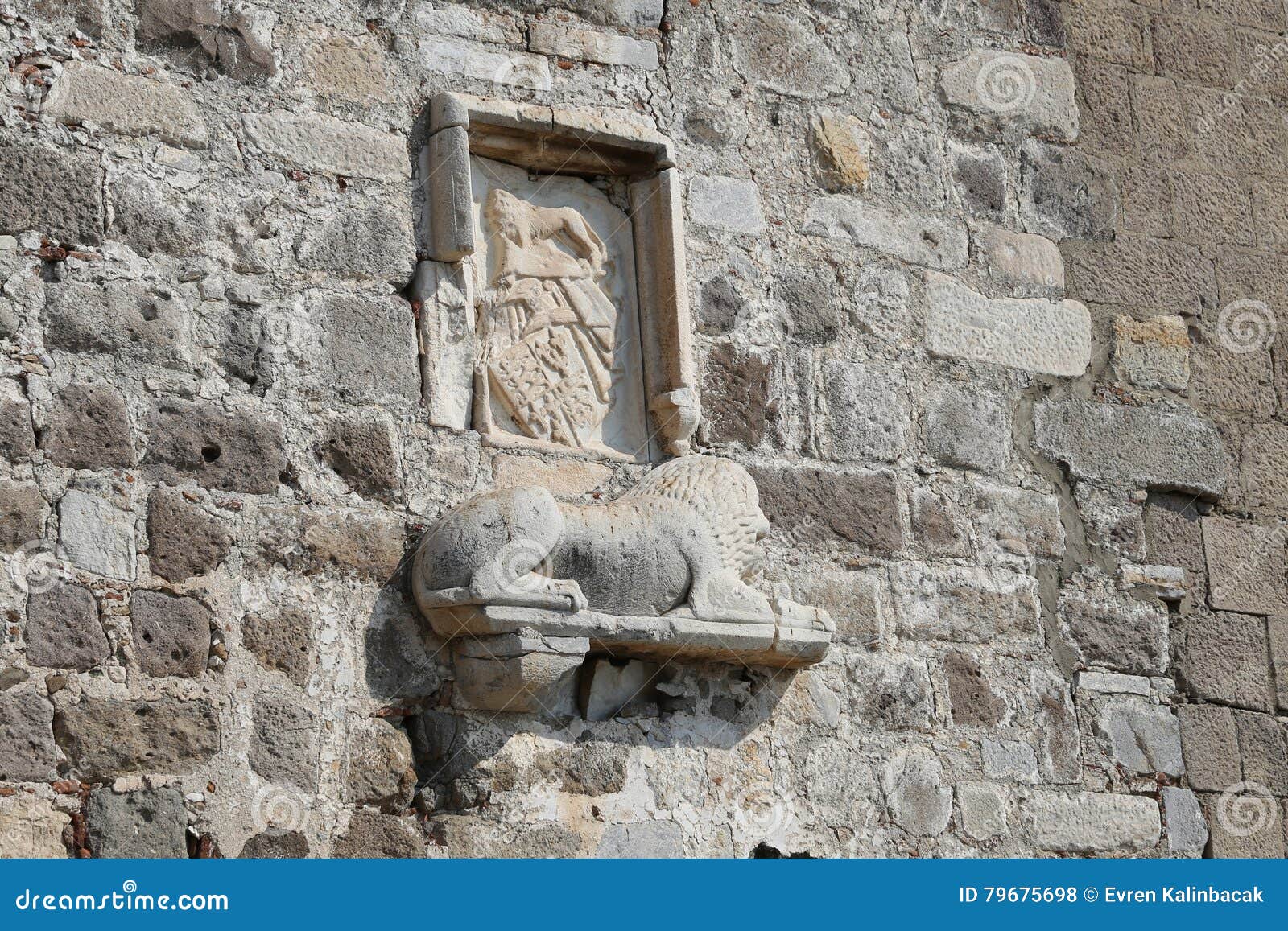 Ridder Symbols in Bodrum-Kasteel, Turkije Stock Foto - Image of hulp ...