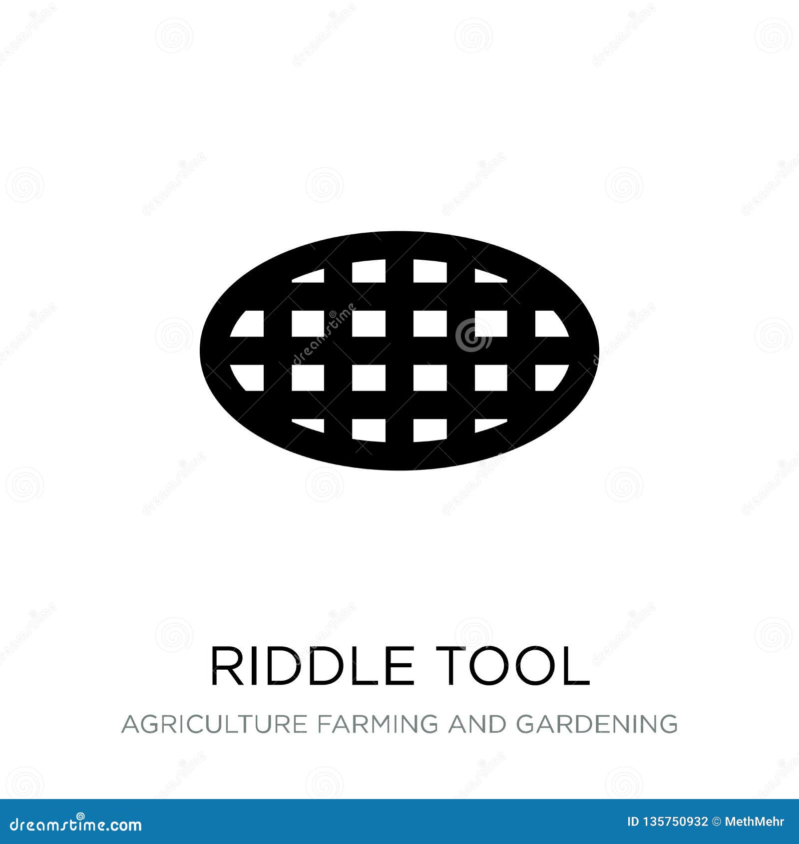 Riddle Tool Icon in Trendy Design Style. Riddle Tool Icon Isolated on ...