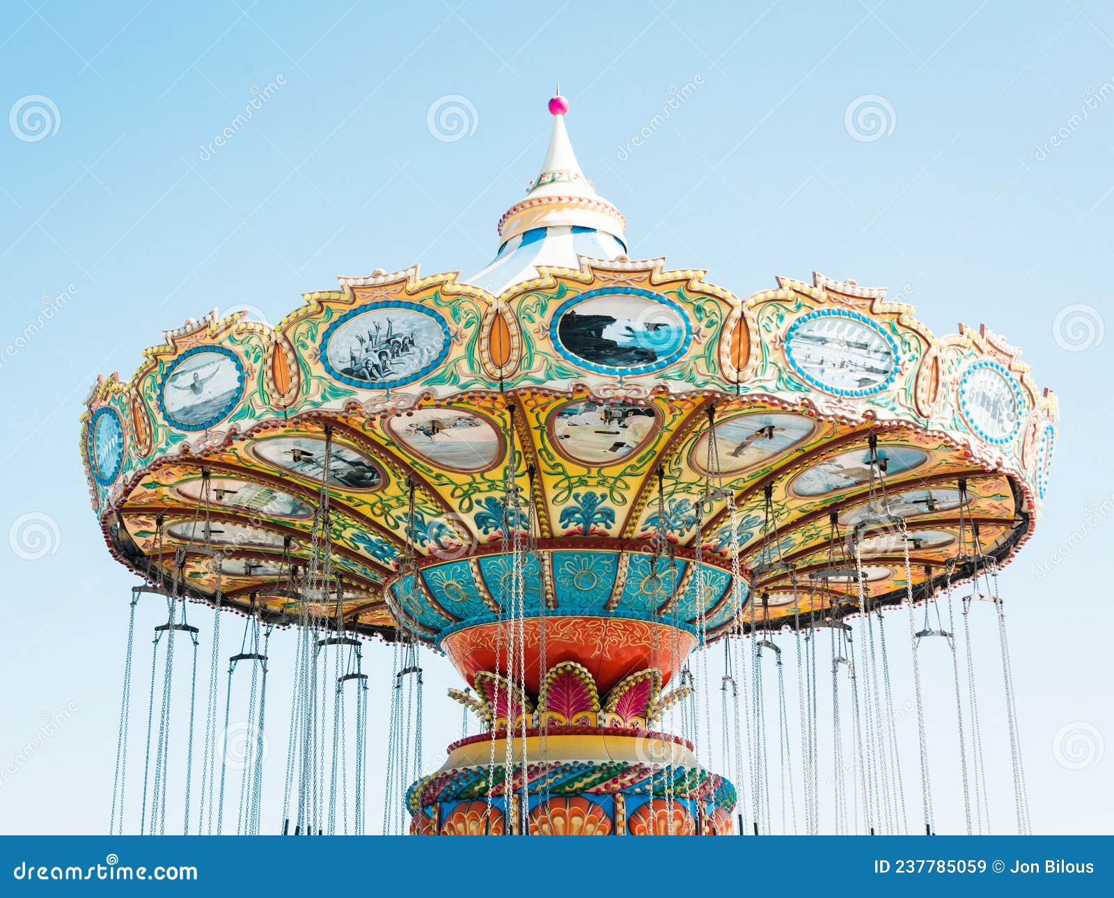 Ride on the Boardwalk in Santa Cruz, California Stock Image - Image of ...