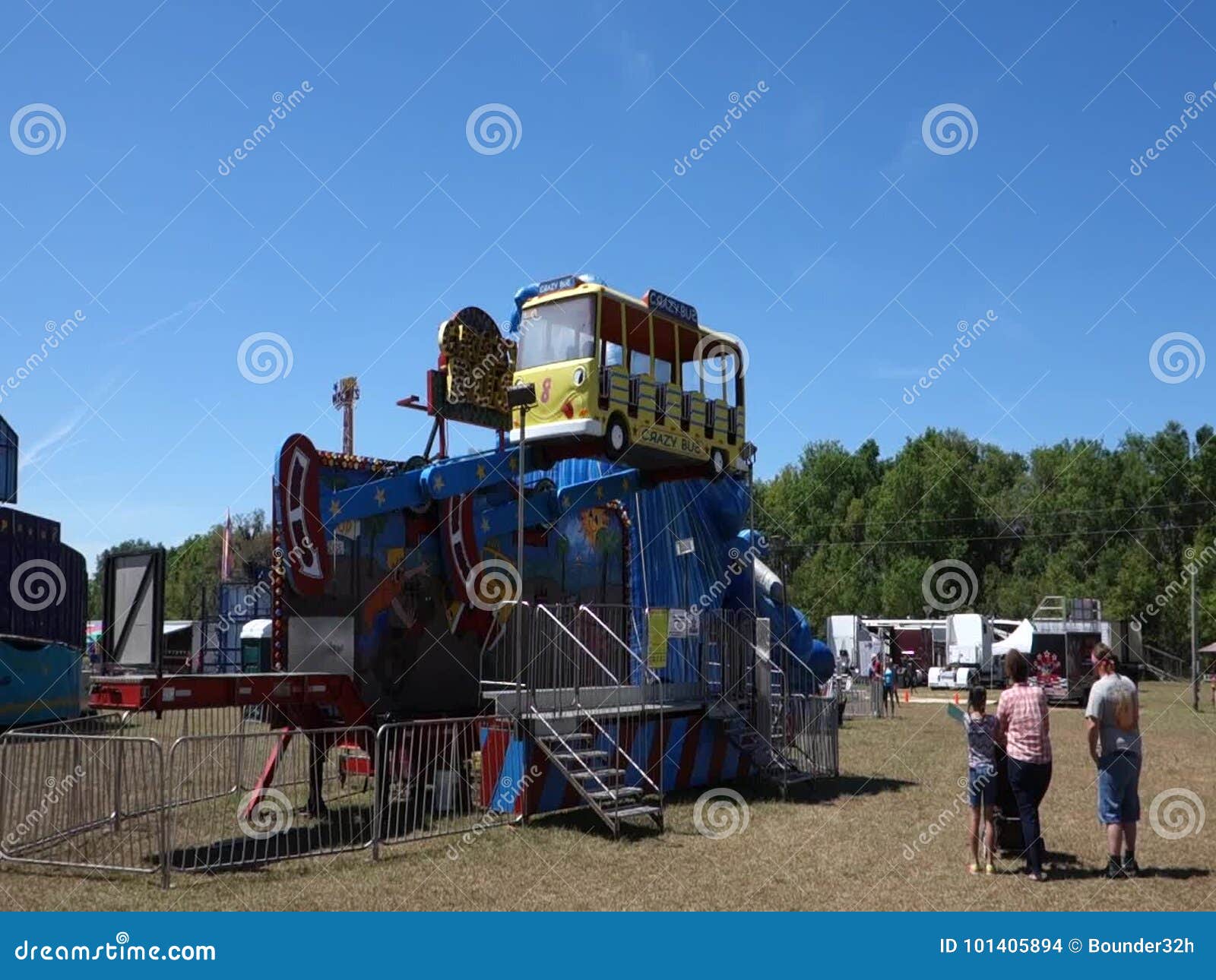 A Ride for Children at a County Fair Stock Footage - Video of rotating ...