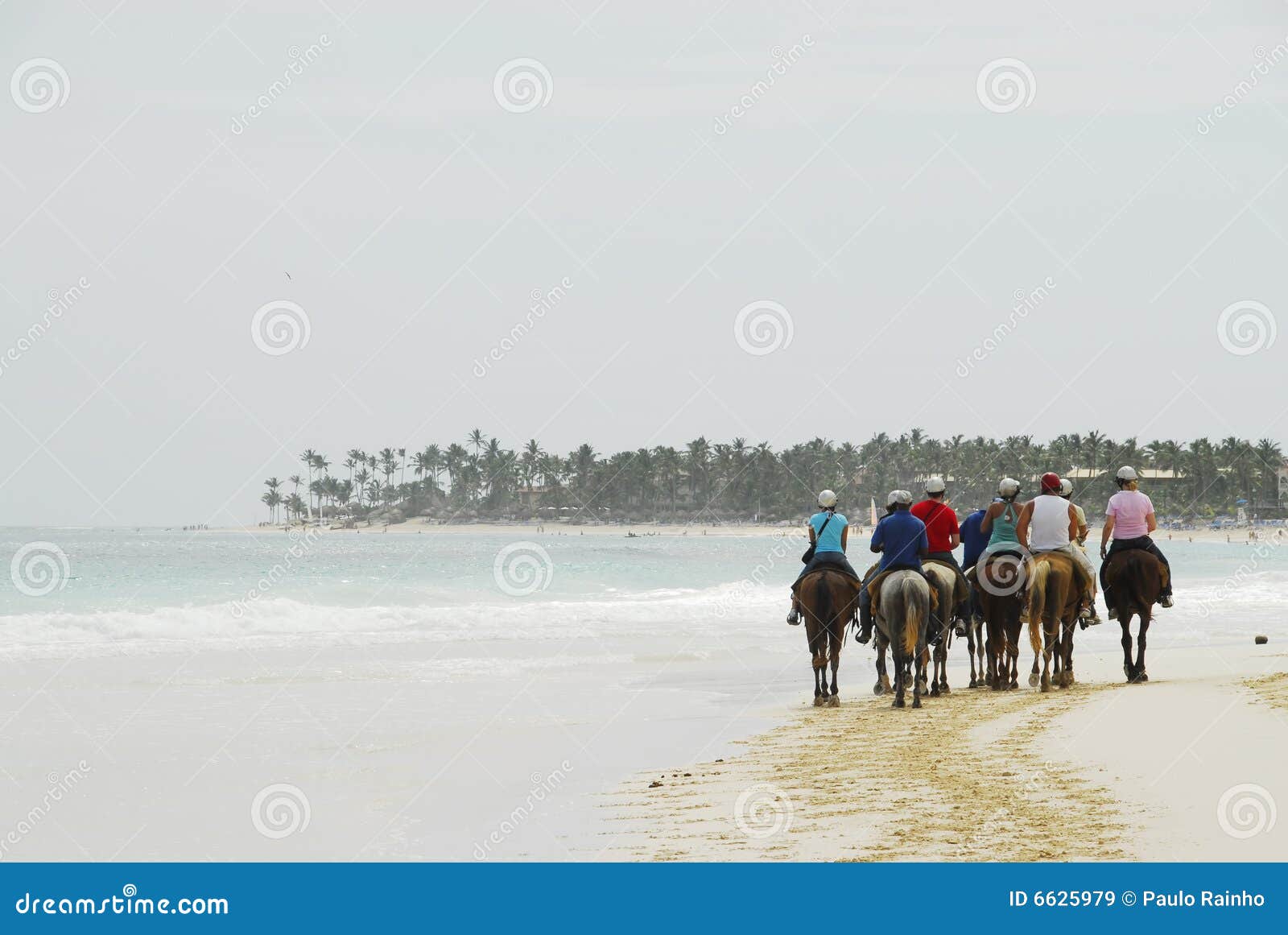 Ride on Horseback on a Tropical Beach Stock Image - Image of equestrian ...