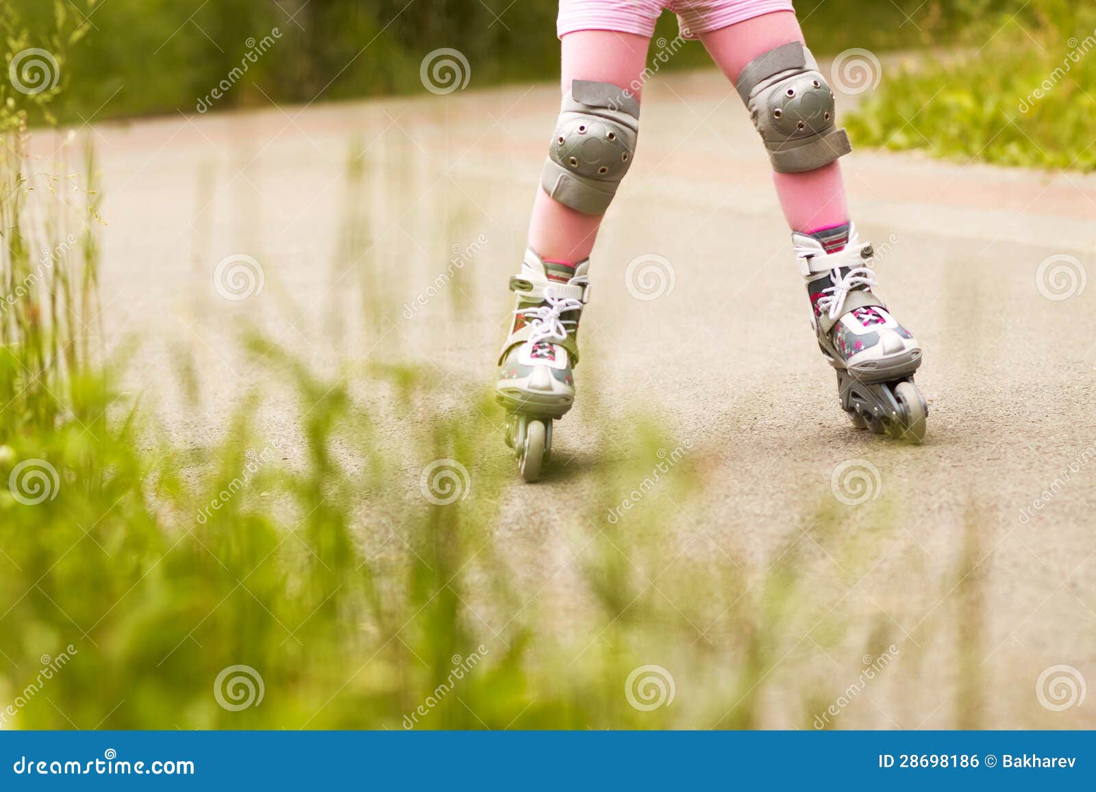 Ride on roller skates stock photo. Image of skate, nature - 28698186