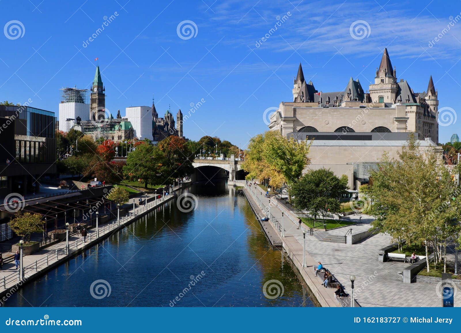 Ottawa, Rideau Canal, Canada Editorial Photography - Image of rideau ...