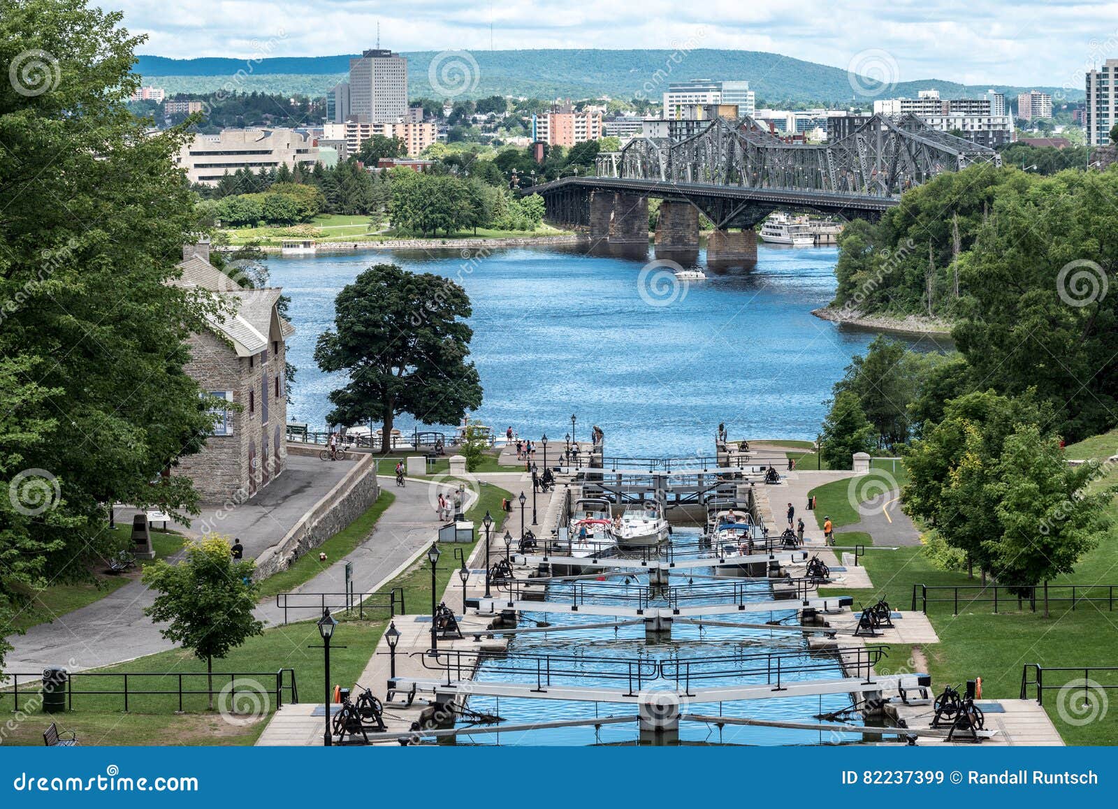 Rideau Canal in Ottawa stock image. Image of rideau, water - 82237399