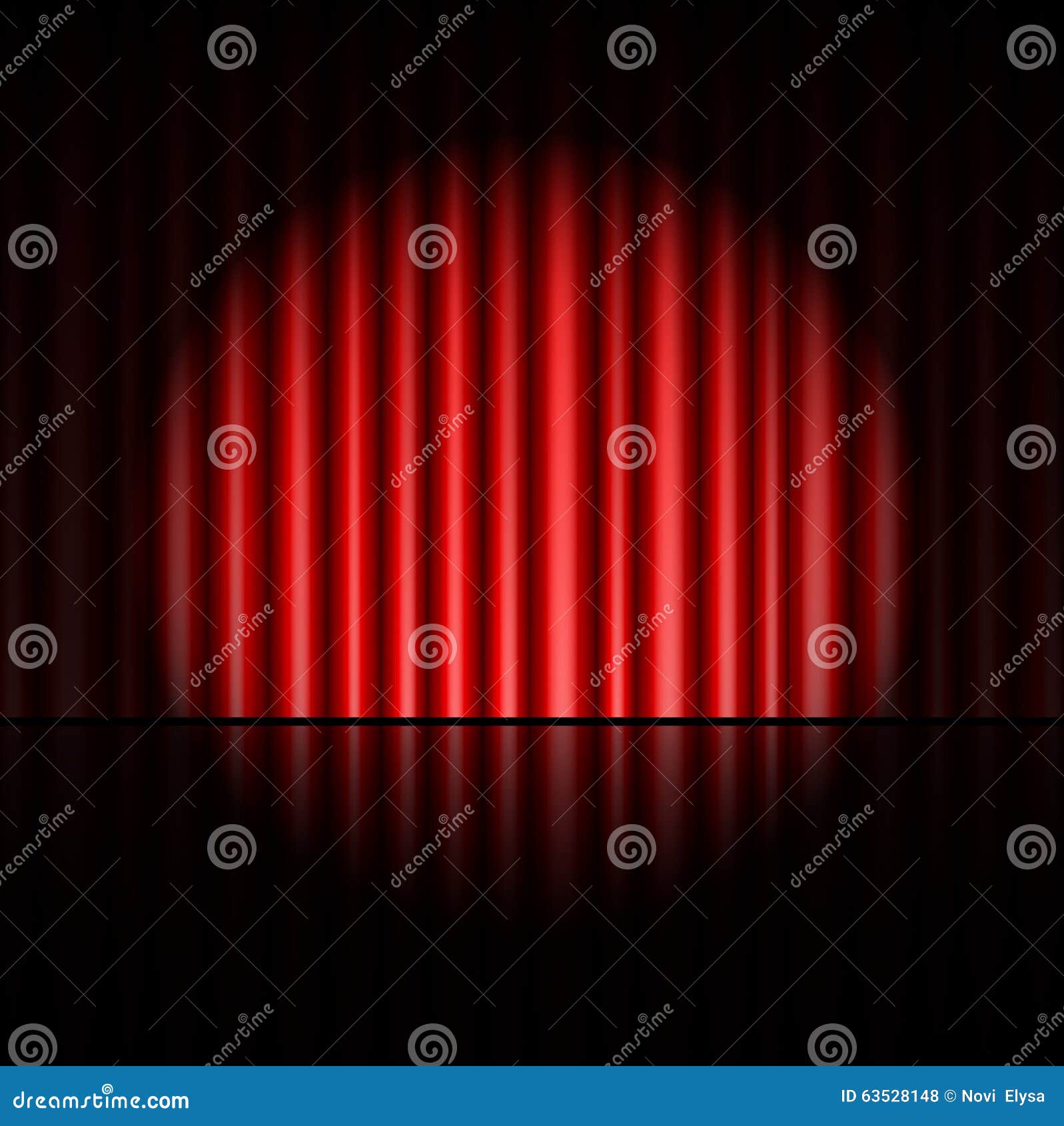 Rideau de fond rouge illustration de vecteur. Illustration du fond ...