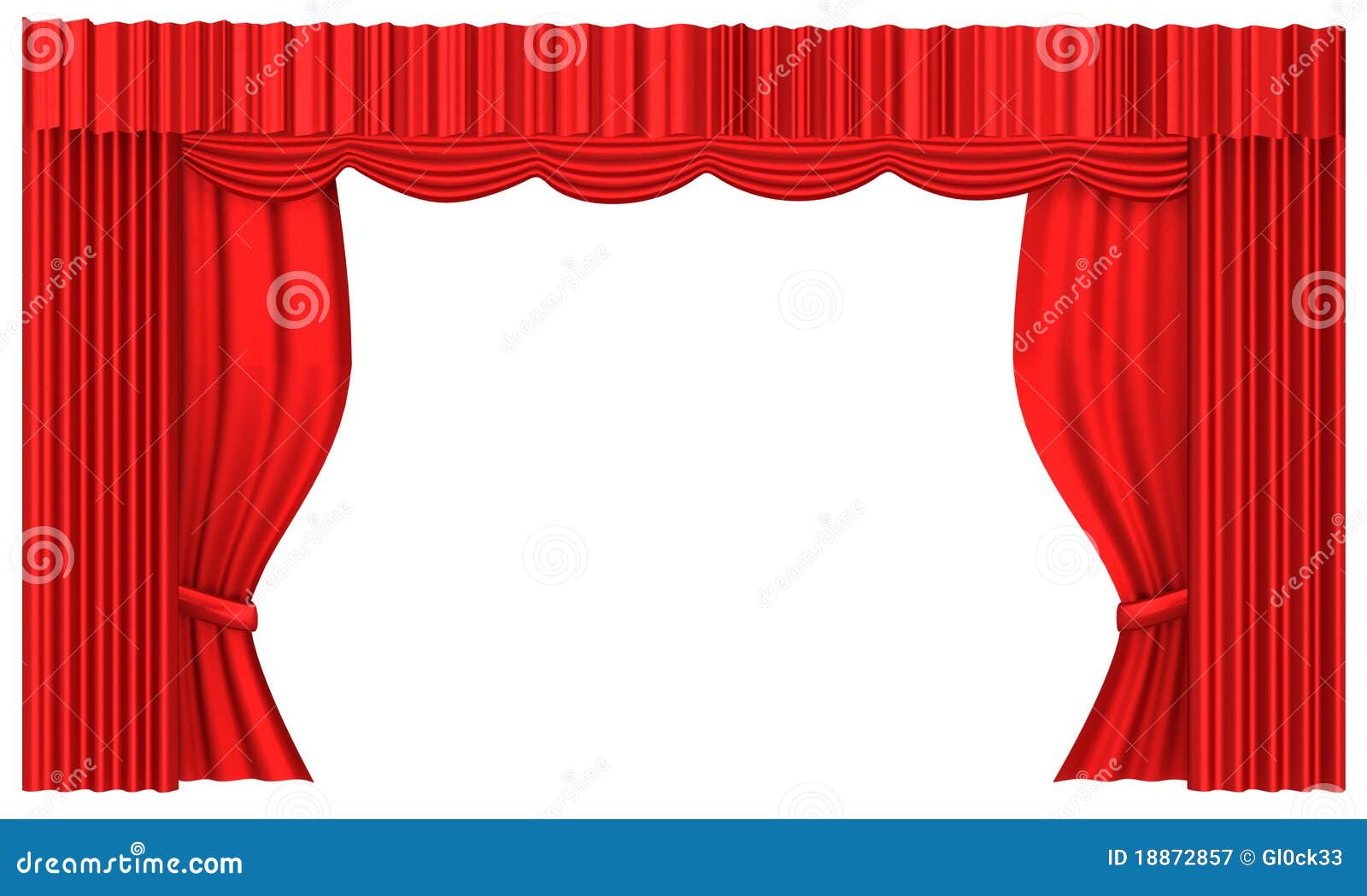 Rideau rouge illustration stock. Illustration du fond - 18872857