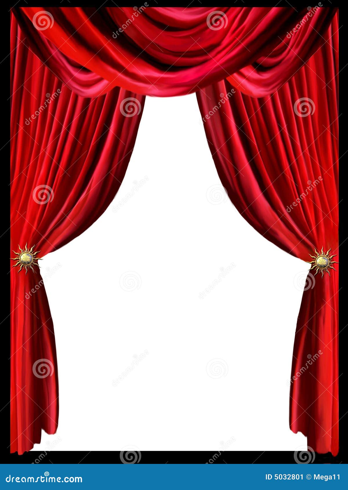 Rideau rouge illustration stock. Illustration du étape - 5032801