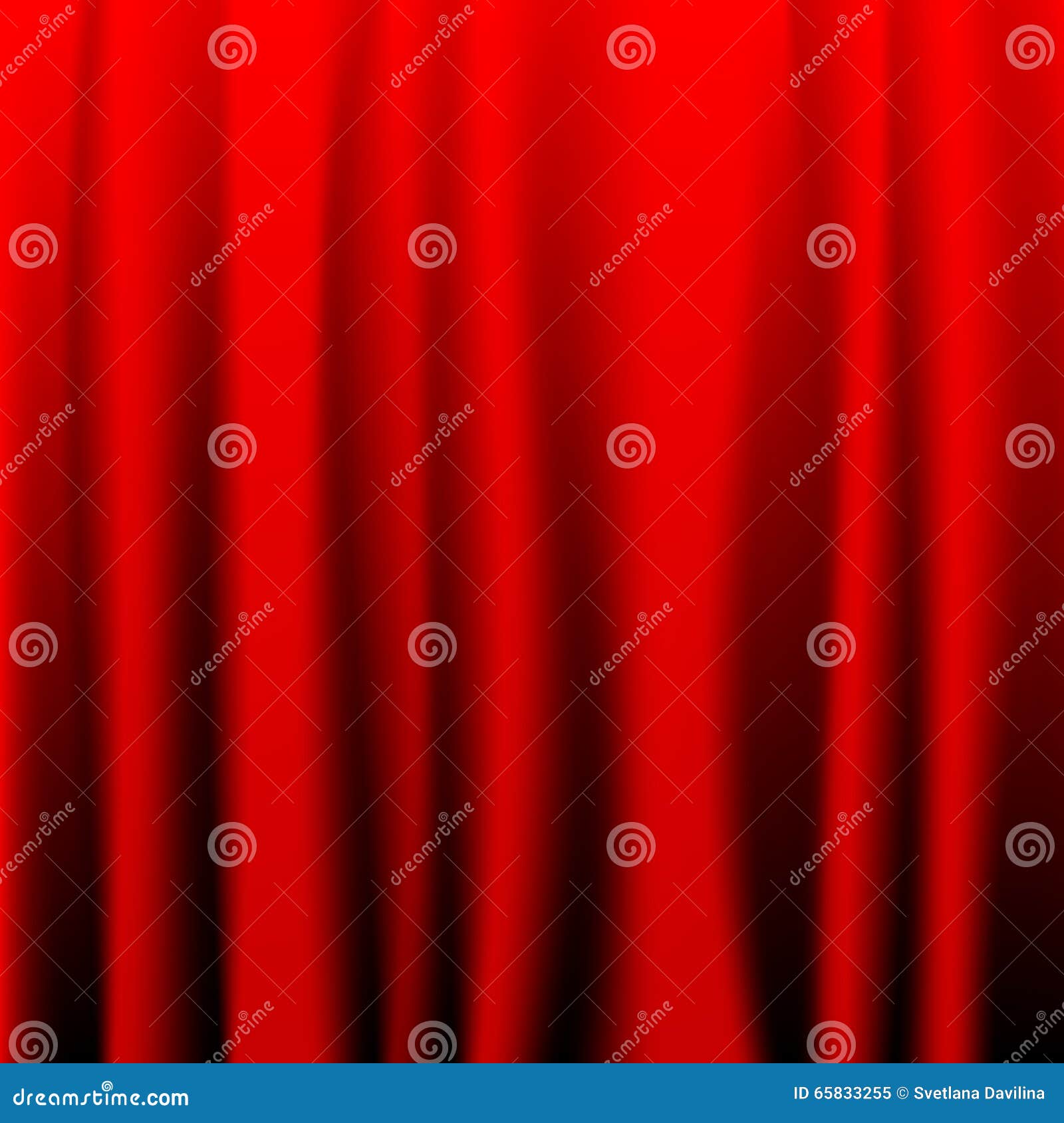 Rideau rouge illustration de vecteur. Illustration du drapeau - 65833255