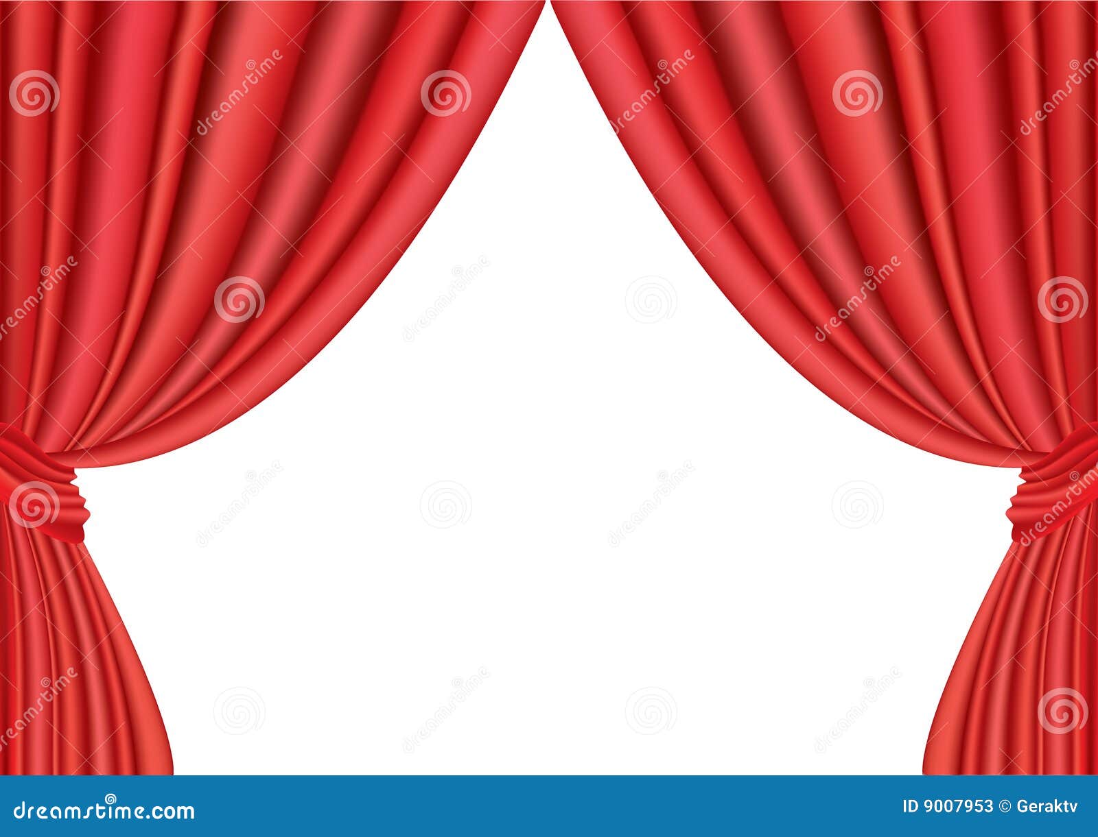 Rideaux illustration de vecteur. Illustration du décoration - 9007953