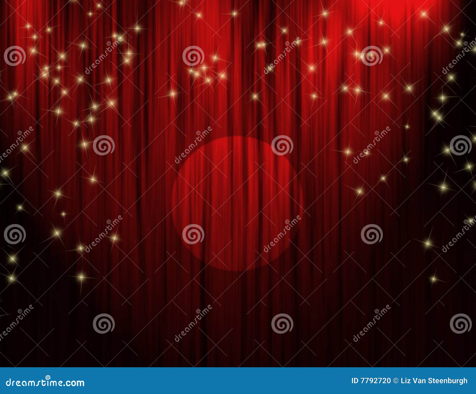 Rideaux rouges en théâtre illustration stock. Illustration du ...