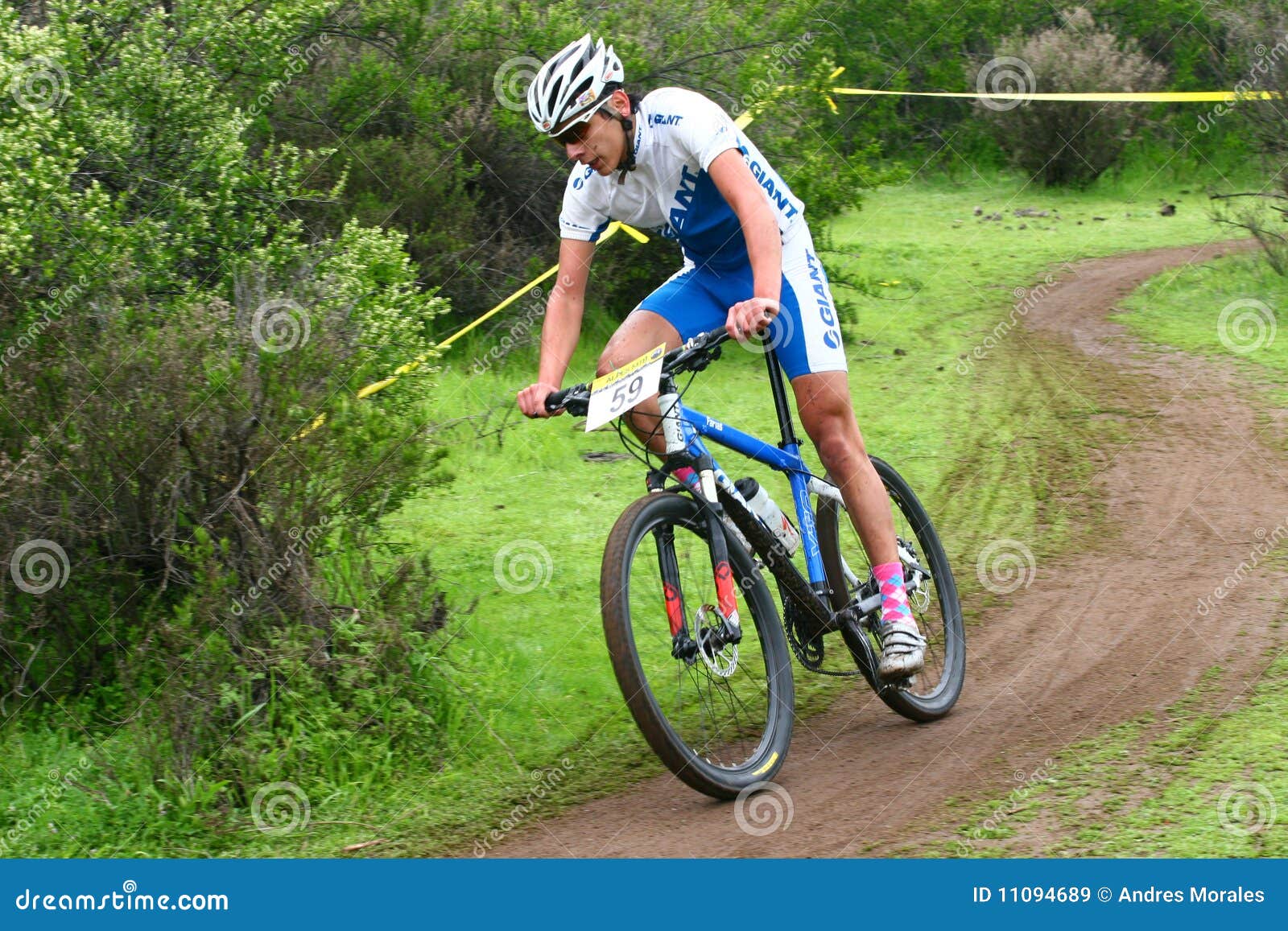 Rider downhill editorial stock image. Image of explosive - 11094689