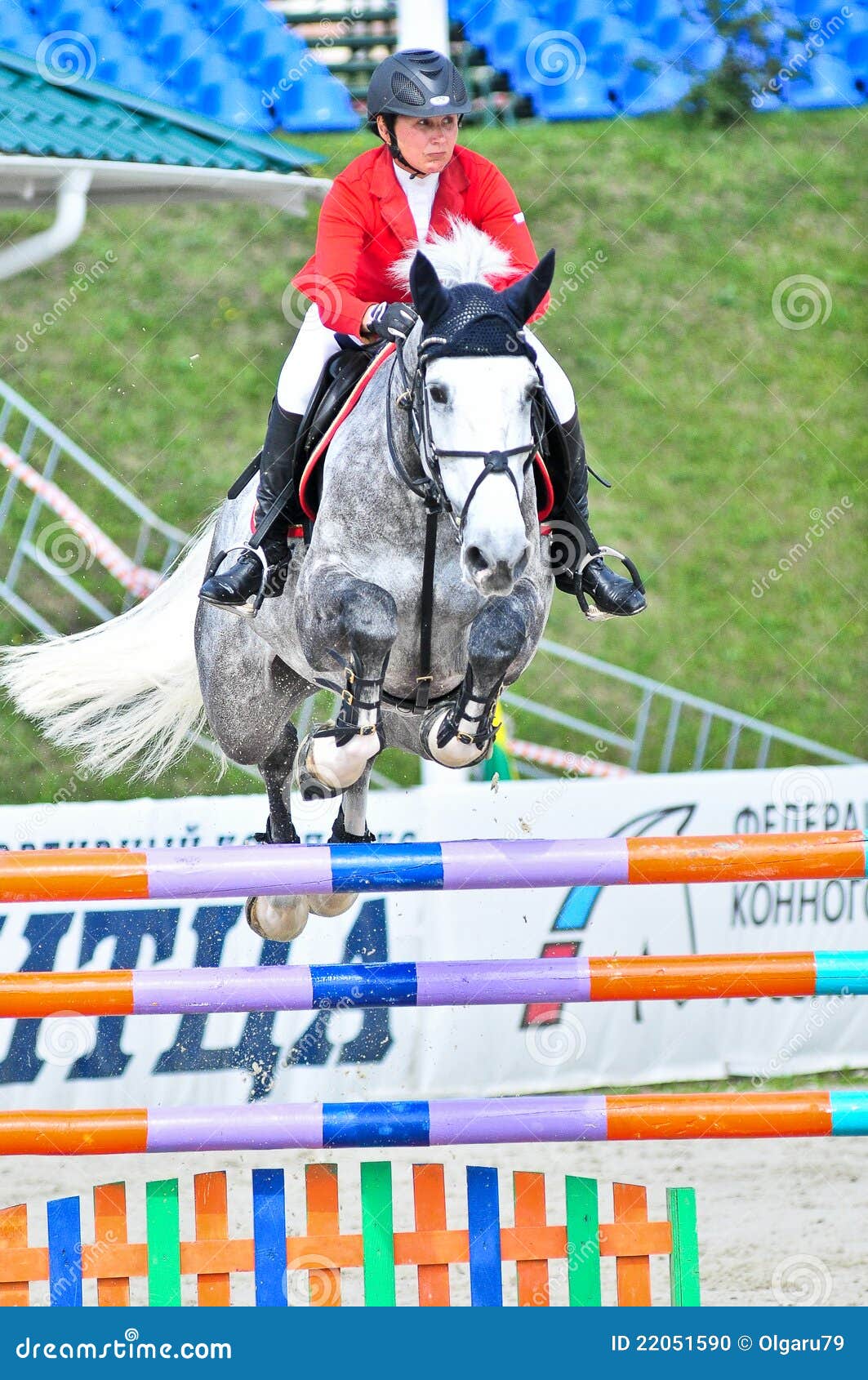 Rider on jump horse editorial image. Image of active - 22051590