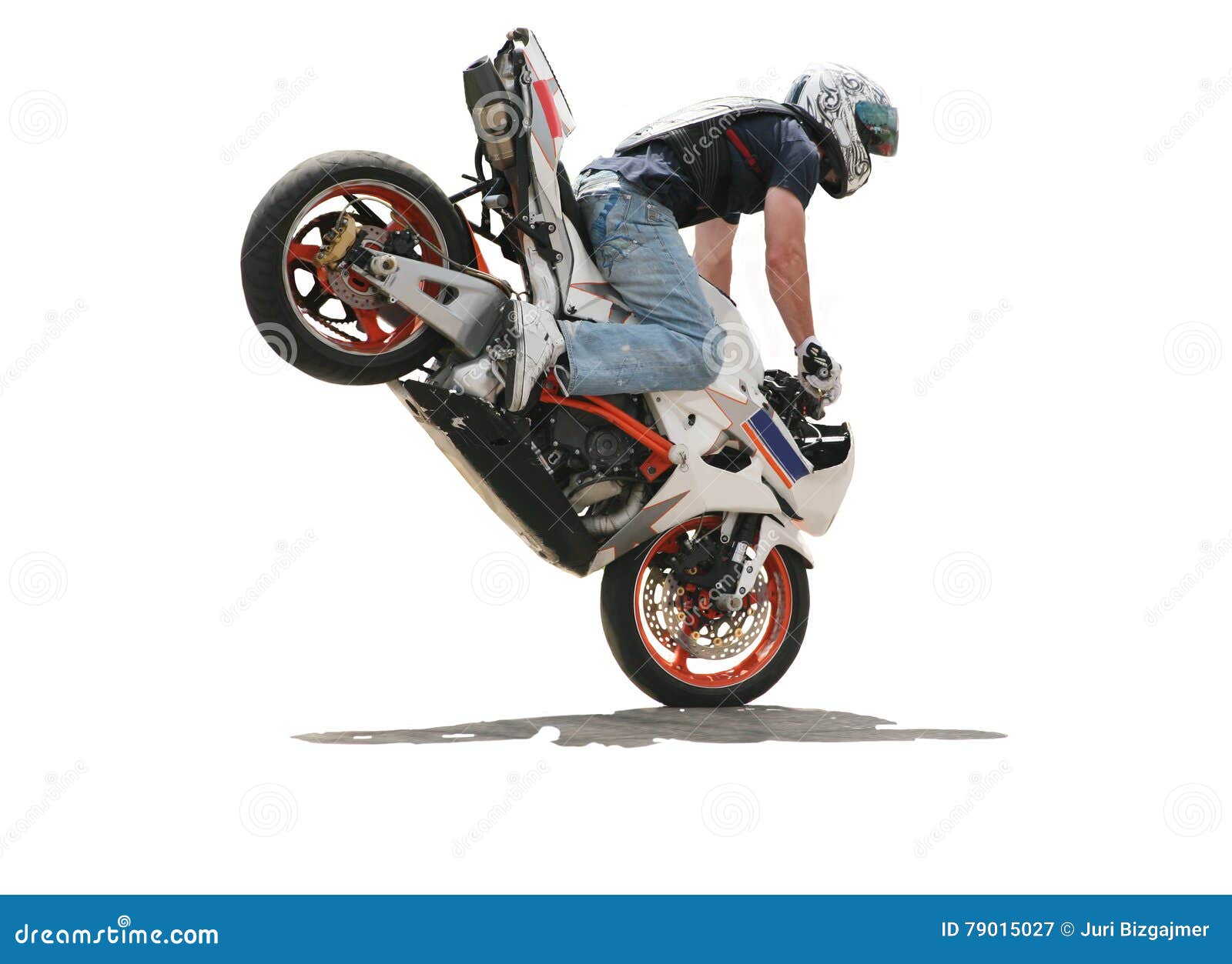 Rider jump on motorcycle stock image. Image of pursuit - 79015027